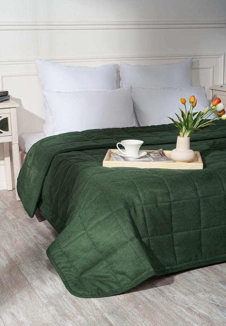 Покрывало Sanpa Канвас 240х260 см, цвет: зеленый, MP002XU007CM — купить в интернет-магазине Lamoda