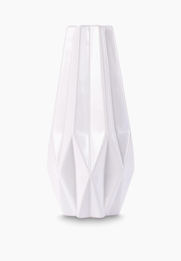 Ваза Mandarin Decor Форли, 1300 мл, цвет: белый, MP002XU00R92 — купить ...