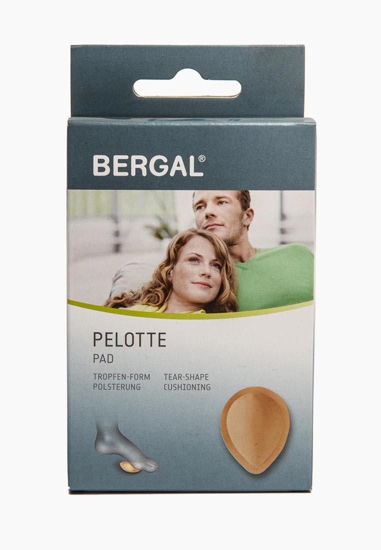 Стельки Bergal Pelotte Tropfen-Form, цвет: бежевый, MP002XU02T83 ...