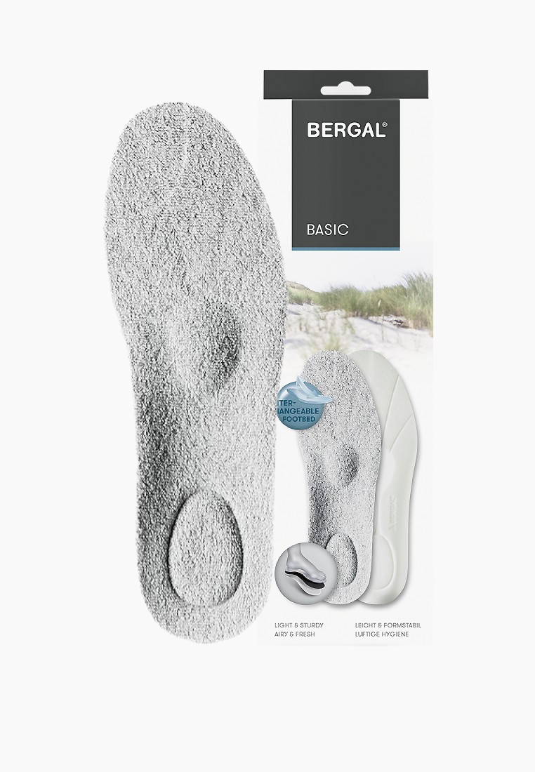 Стельки Bergal SPORTFORM, цвет: серый, MP002XU0342X — купить в интернет ...