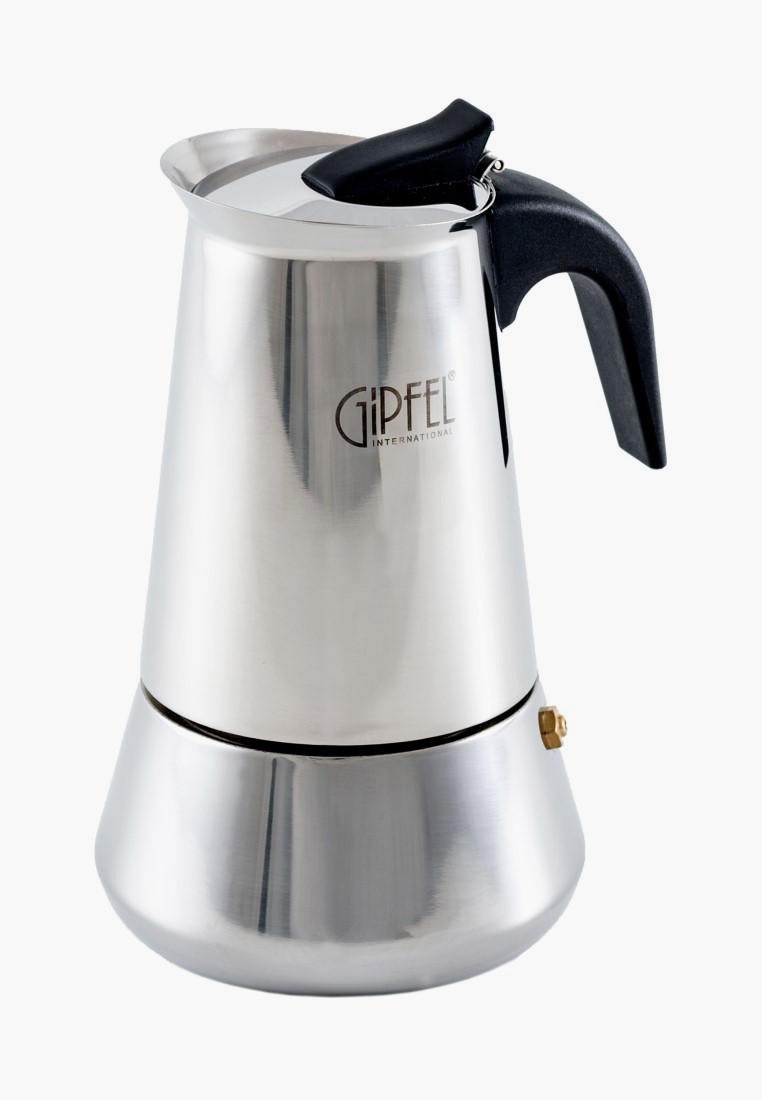 Кофеварка гейзерная Gipfel 300 мл, цвет: серебряный, MP002XU03DVL ...