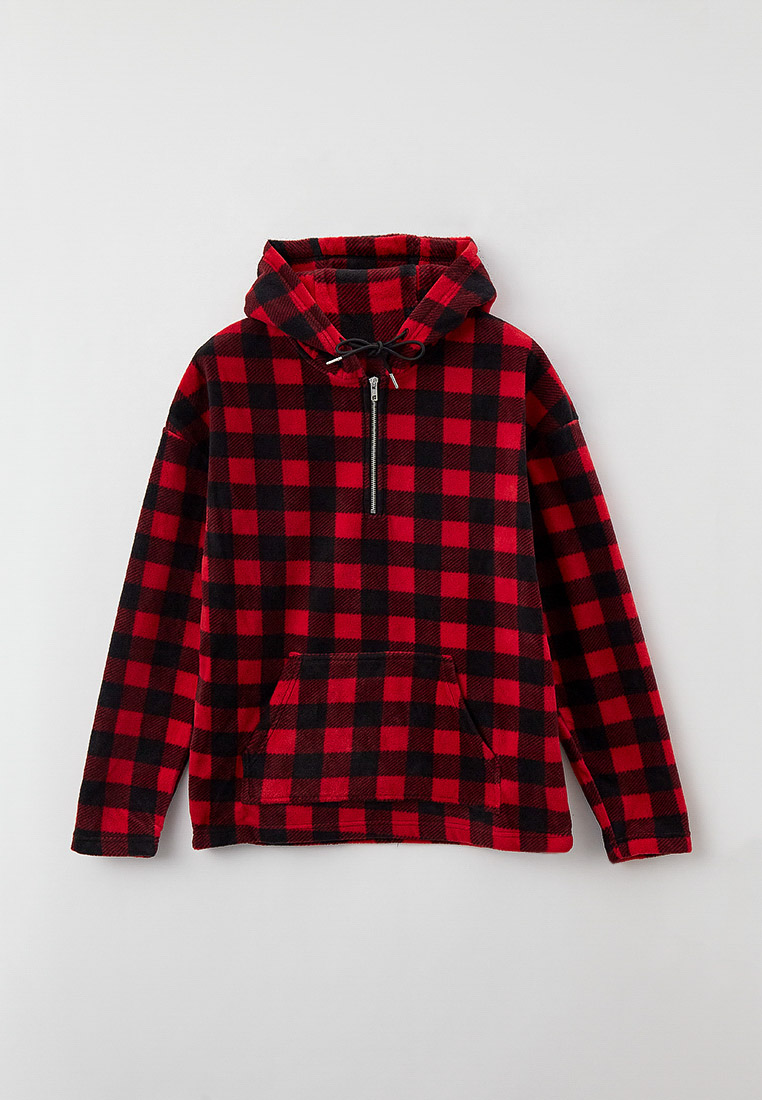 Худи Urban Classics Patterned Polar Fleece Half Zip Hoody, цвет ...