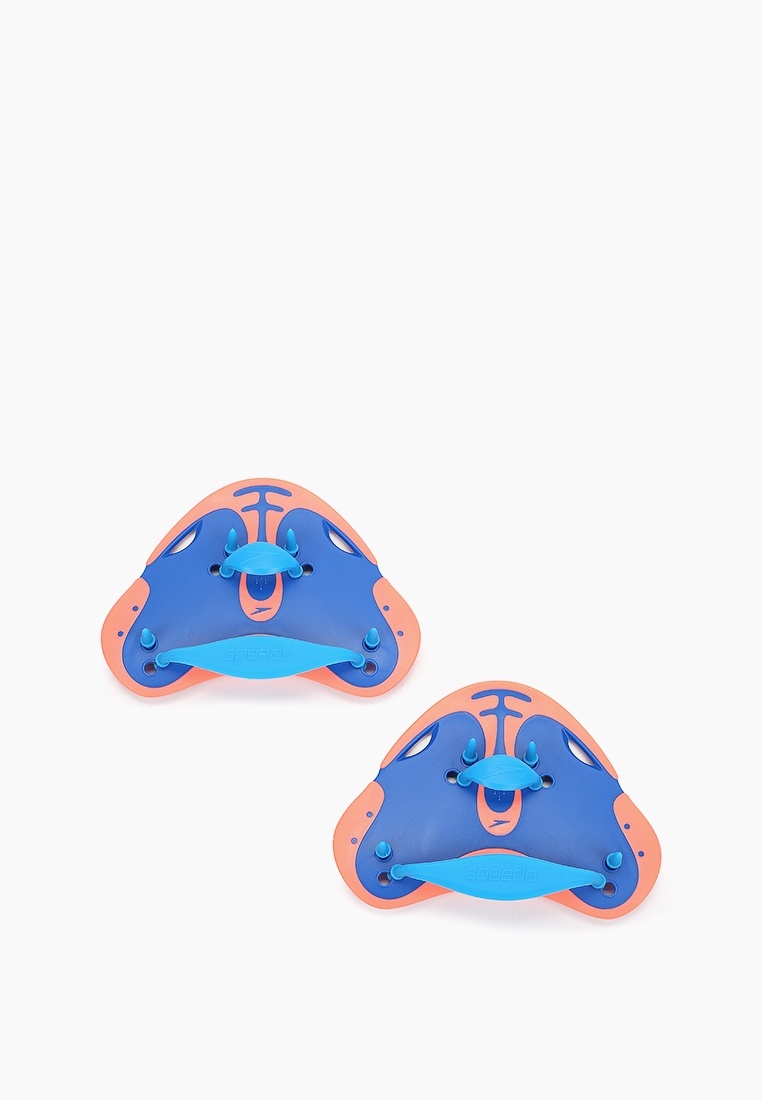 Лопатки для плавания Speedo BIOFUSE FINGER PADDLE AU BLUE/ORANGE, цвет ...