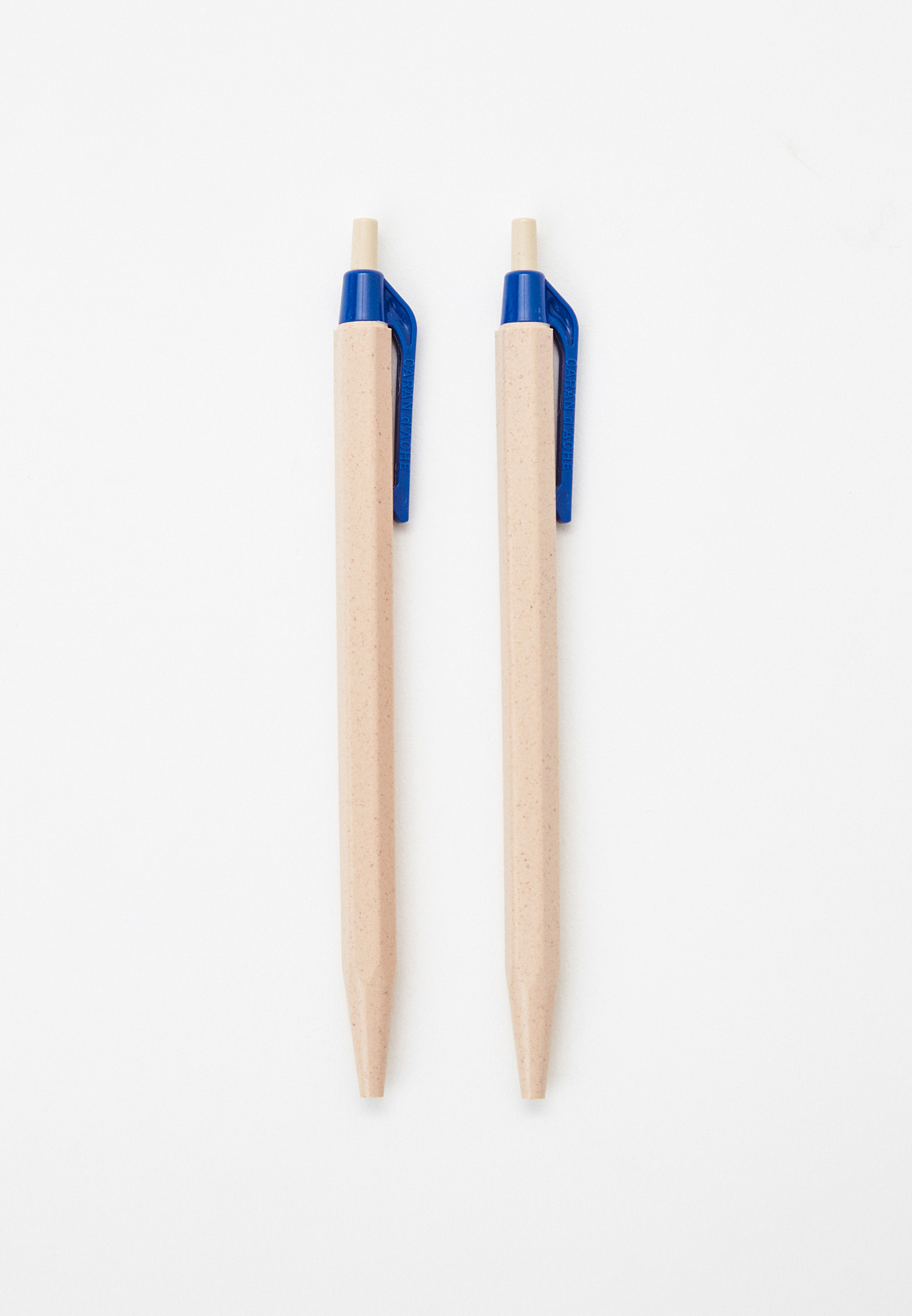 Ручки 2 шт. Carandache Office 825 Wood Chips, цвет: бежевый ...