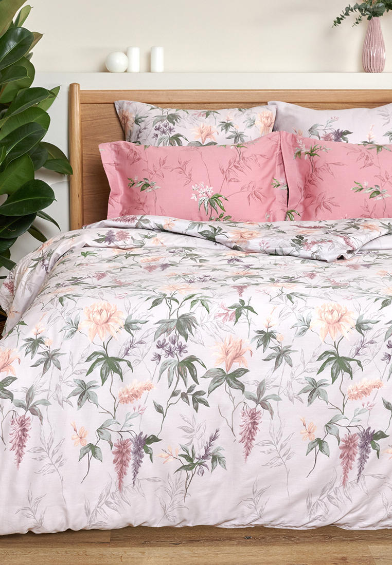 Постельное белье 2-спальное Cozy Home Lieto, цвет: розовый ...