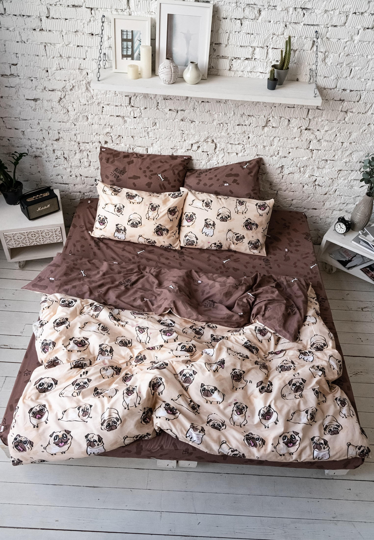 Постельное белье 2-спальное Uniqcute, цвет: коричневый, MP002XU086LI ...