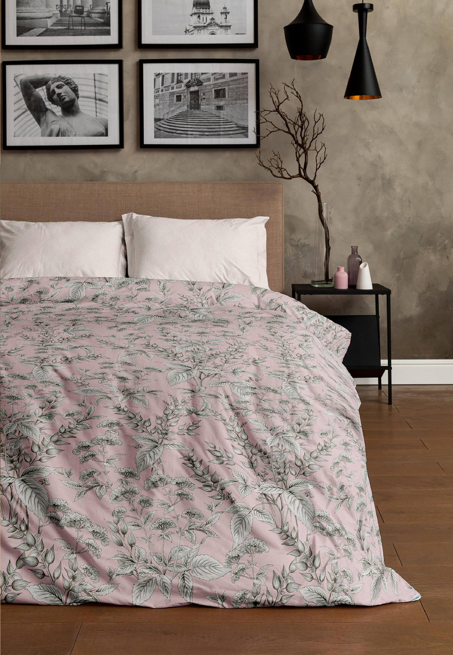 Постельное белье Семейное Cozy Home Agrano, цвет: розовый, MP002XU08E39 ...