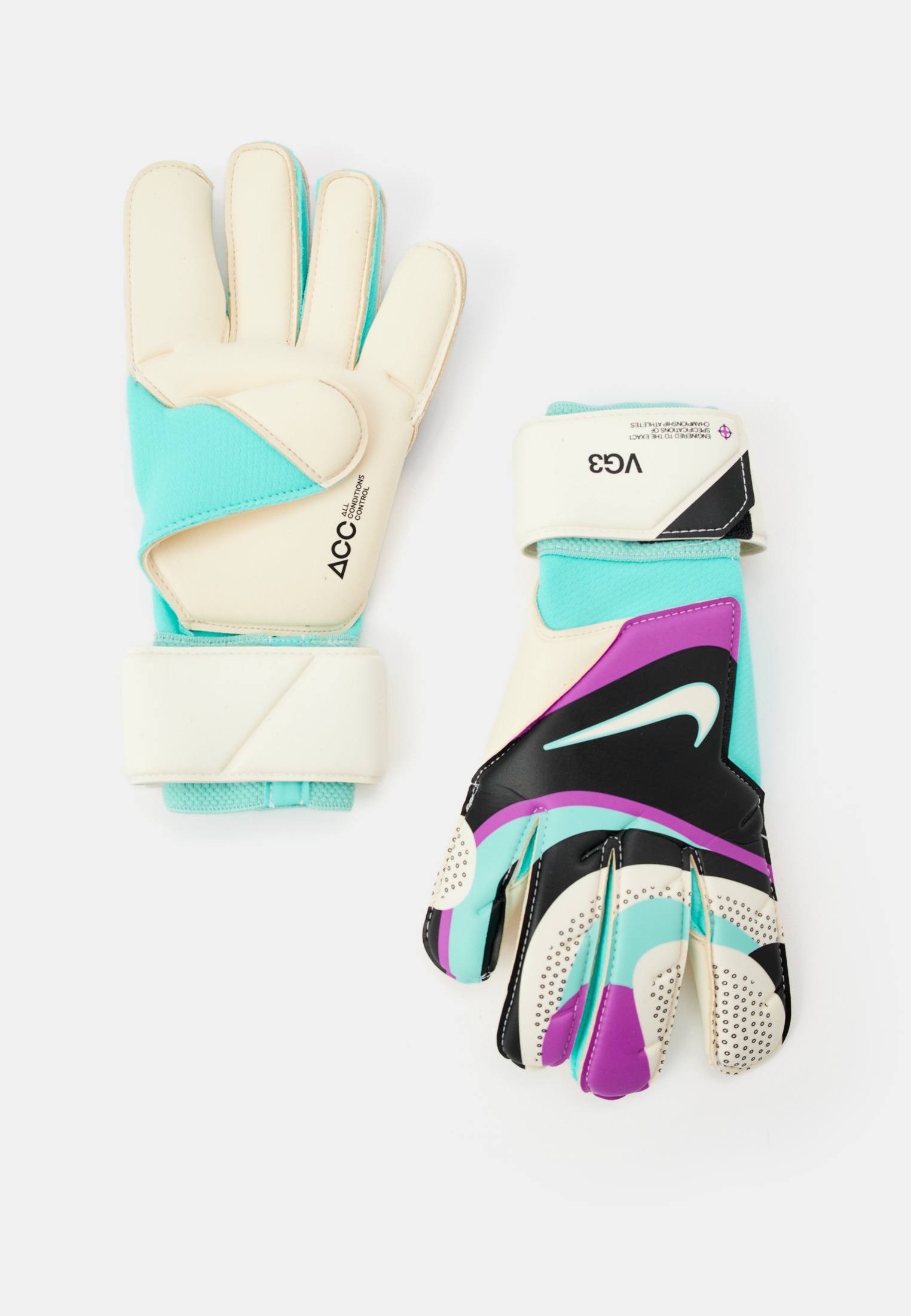 Перчатки вратарские Nike NK GK VG3 - HO23, цвет: мультиколор ...