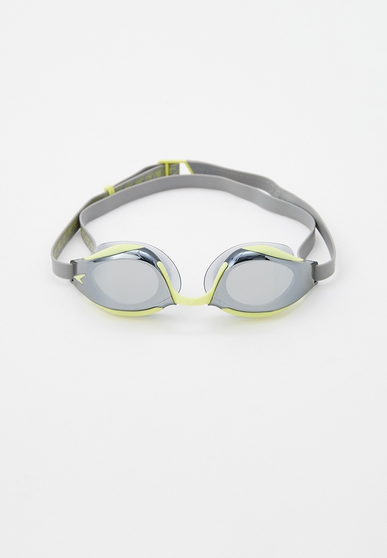 Очки для плавания Speedo Fastskin Hyper Elite Mirror, цвет: зеленый ...