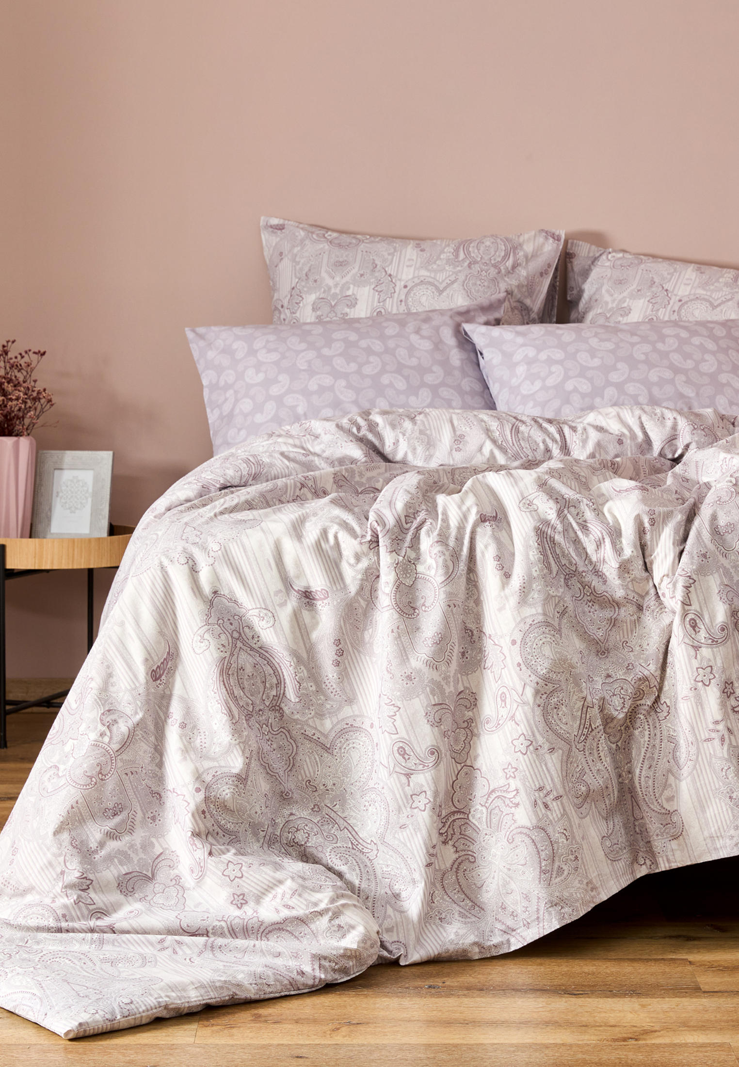 Постельное белье 1,5-спальное Cozy Home Elegancia, цвет: белый ...