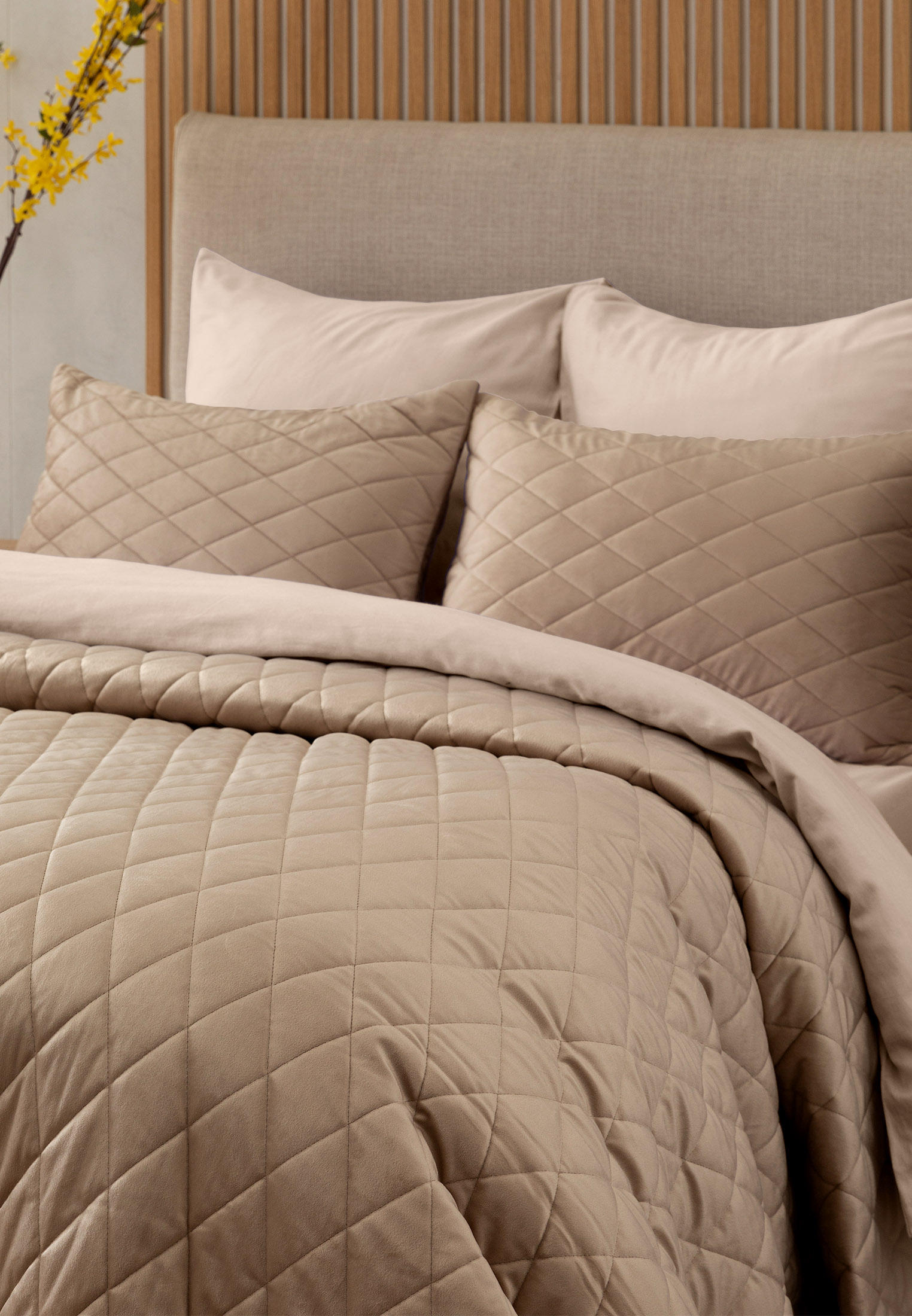 Комплект с покрывалом Унисон Gold beige, цвет: бежевый, MP002XU0D41J ...