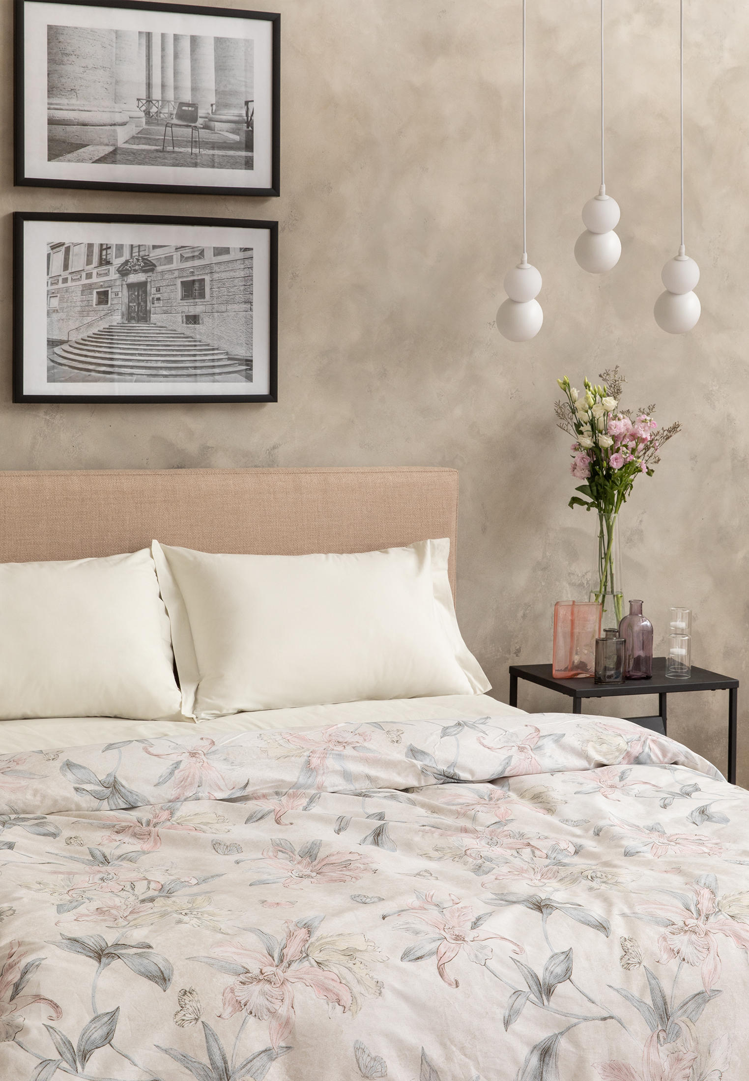 Постельное белье 1,5-спальное Cozy Home Letizia, цвет: белый ...