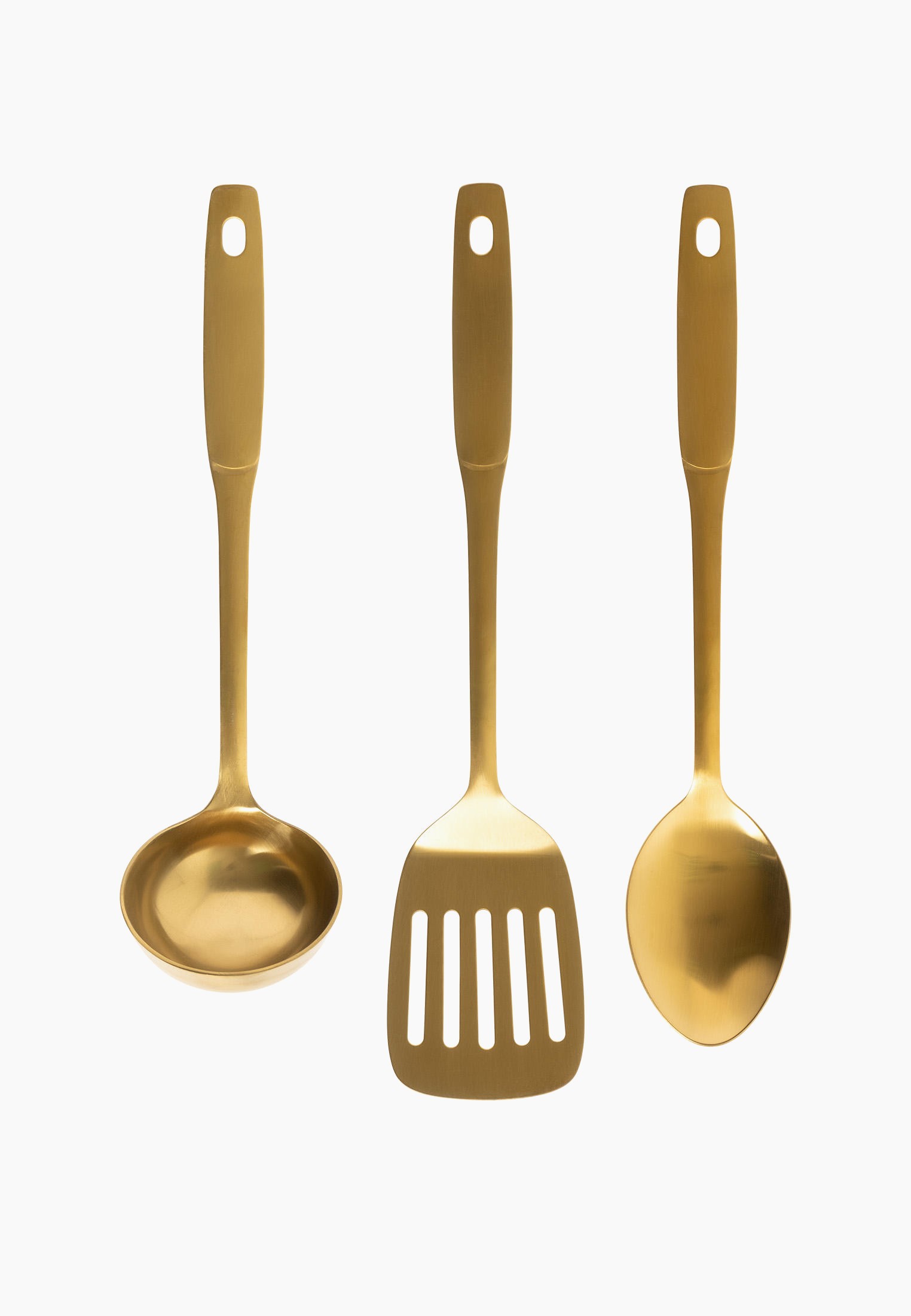 Набор кухонных инструментов DeNastia из 3 предметов (ложка, половник ...