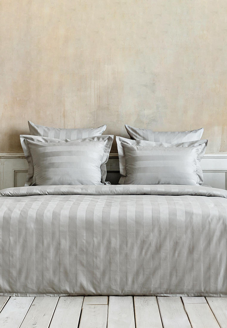 Постельное белье 2-спальное LaPrima Серебристый, цвет: серый ...