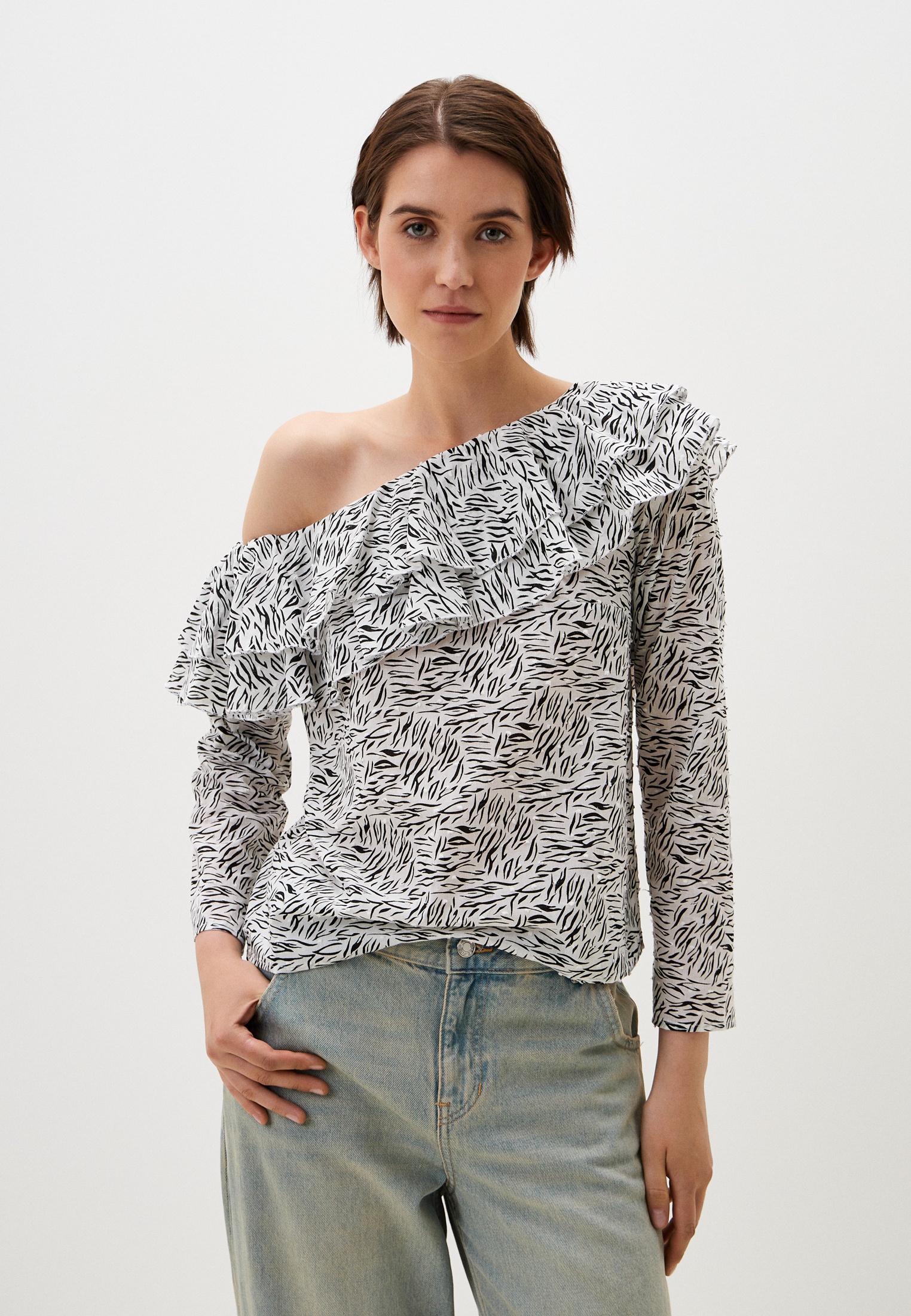 Блуза Selisa, цвет: белый, MP002XW007UL — купить в интернет-магазине Lamoda