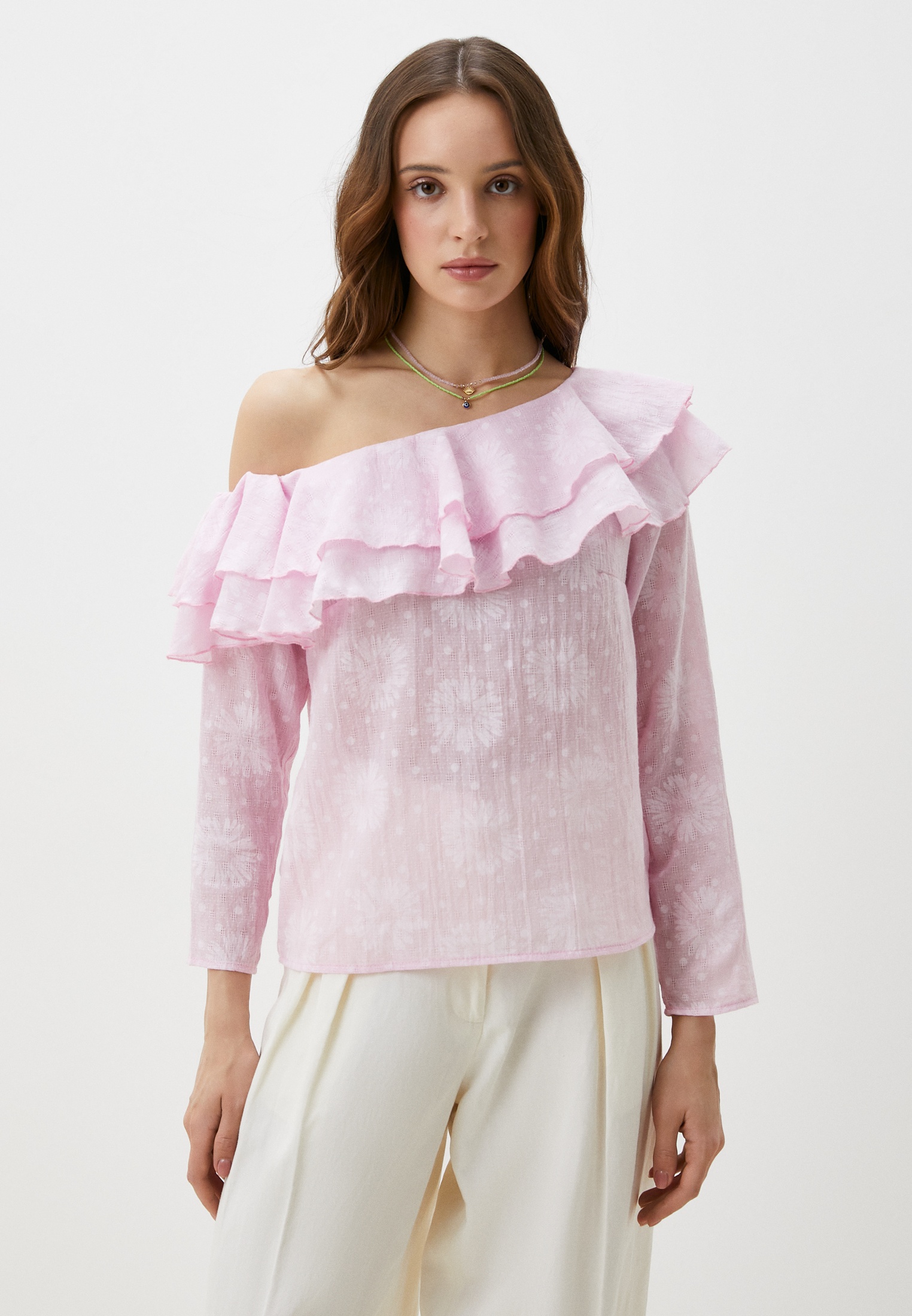 Блуза Selisa, цвет: розовый, MP002XW007US — купить в интернет-магазине ...