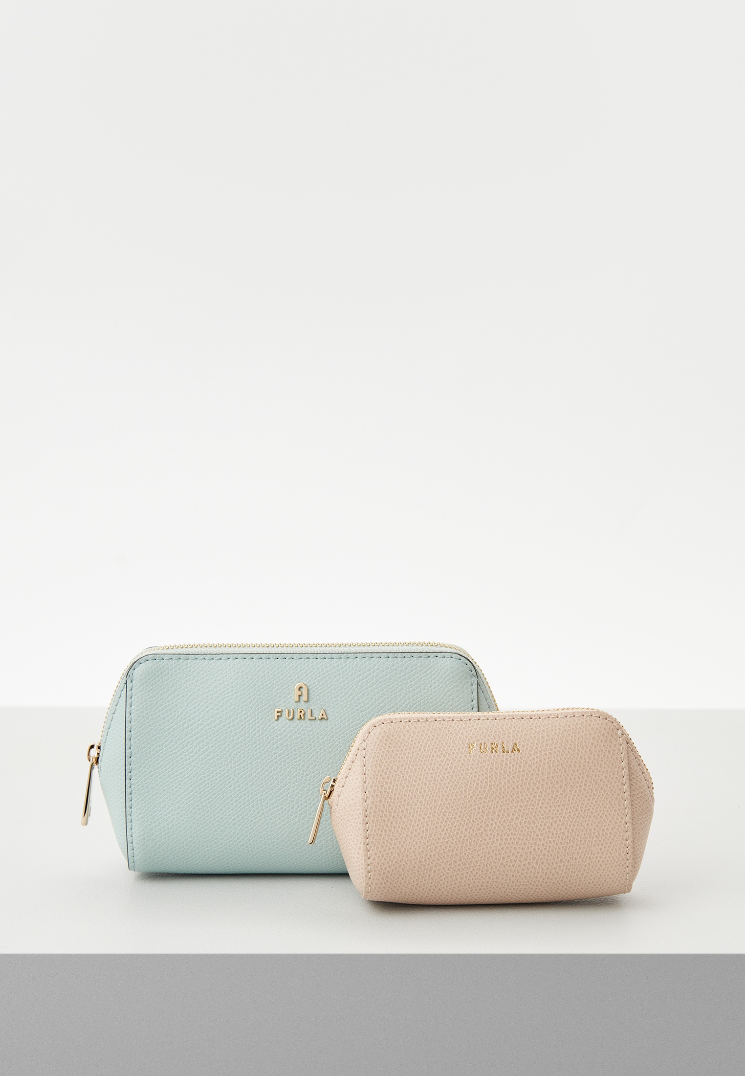 Косметички 2 шт. Furla FURLA CAMELIA M COSMETIC CASE SET, цвет: бежевый ...