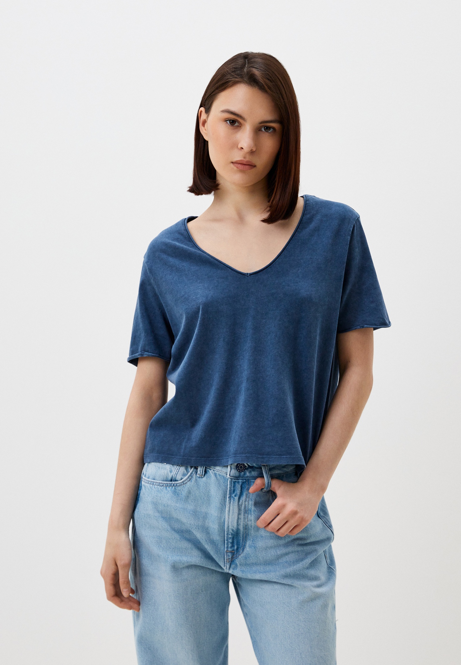 Футболка Mavi SHORT SLEEVE TOP, цвет: синий, MP002XW009JZ — купить в ...
