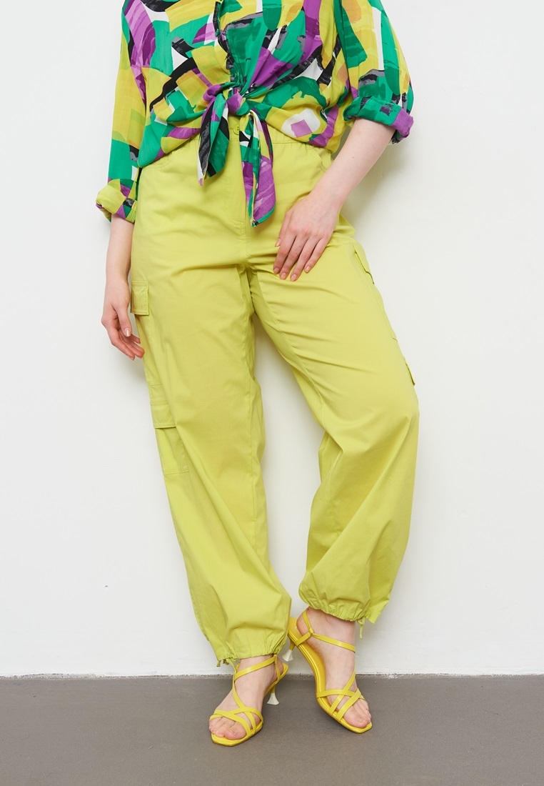 Брюки Samoon by Gerry Weber, цвет: желтый, MP002XW009SL — купить в ...