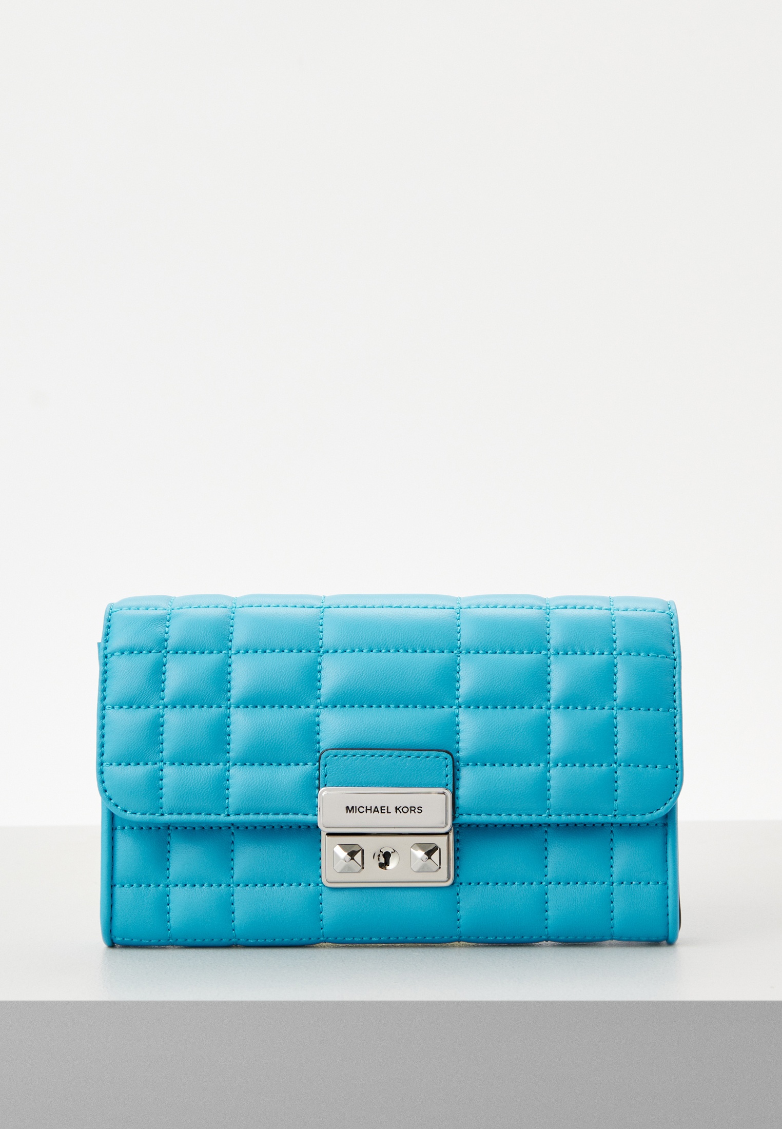 Клатч Michael Michael Kors TRIBECA, цвет: голубой, MP002XW00GJD ...