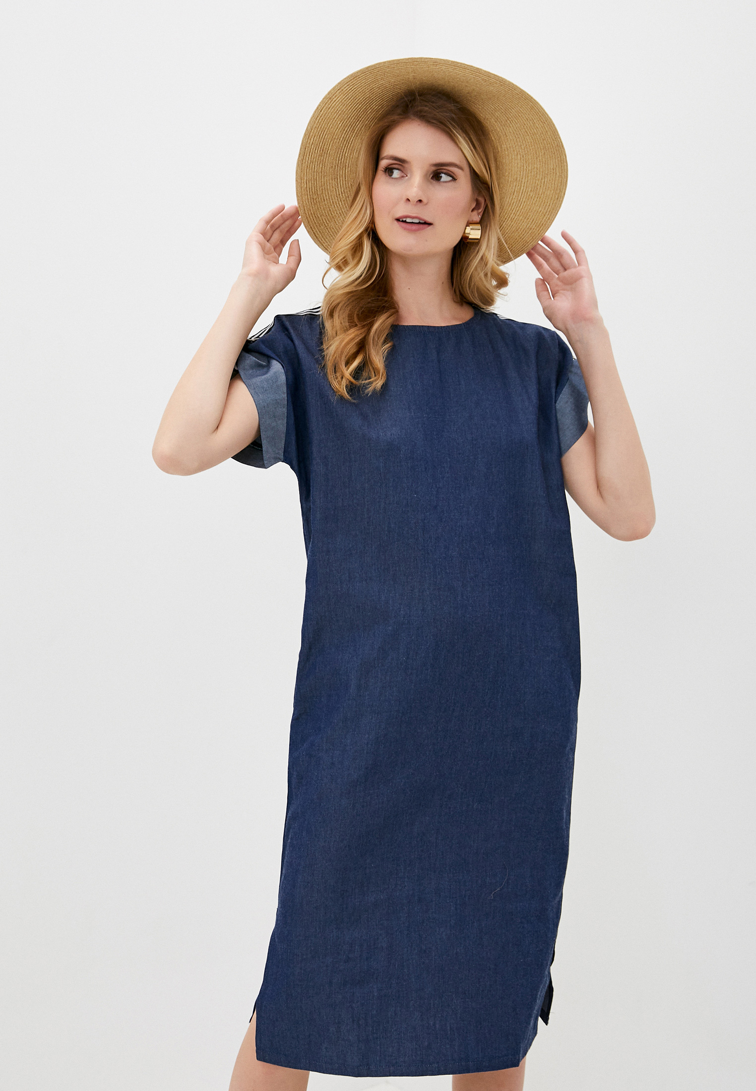 Платье джинсовое Снежная Королева, цвет: синий, MP002XW00PGW — купить в ...