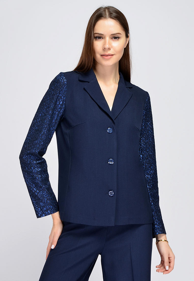 Жакет Viserdi, цвет: синий, MP002XW00SLN — купить в интернет-магазине ...