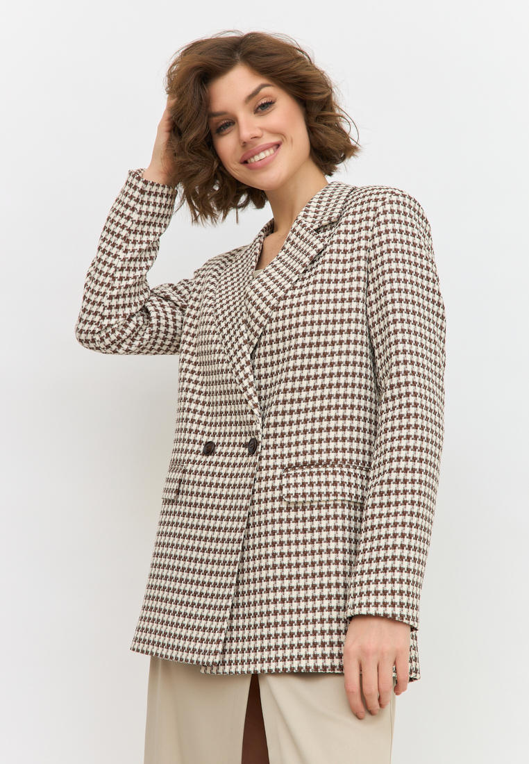 Жакет Olya Stoforandova, цвет: коричневый, MP002XW012OY — купить в ...