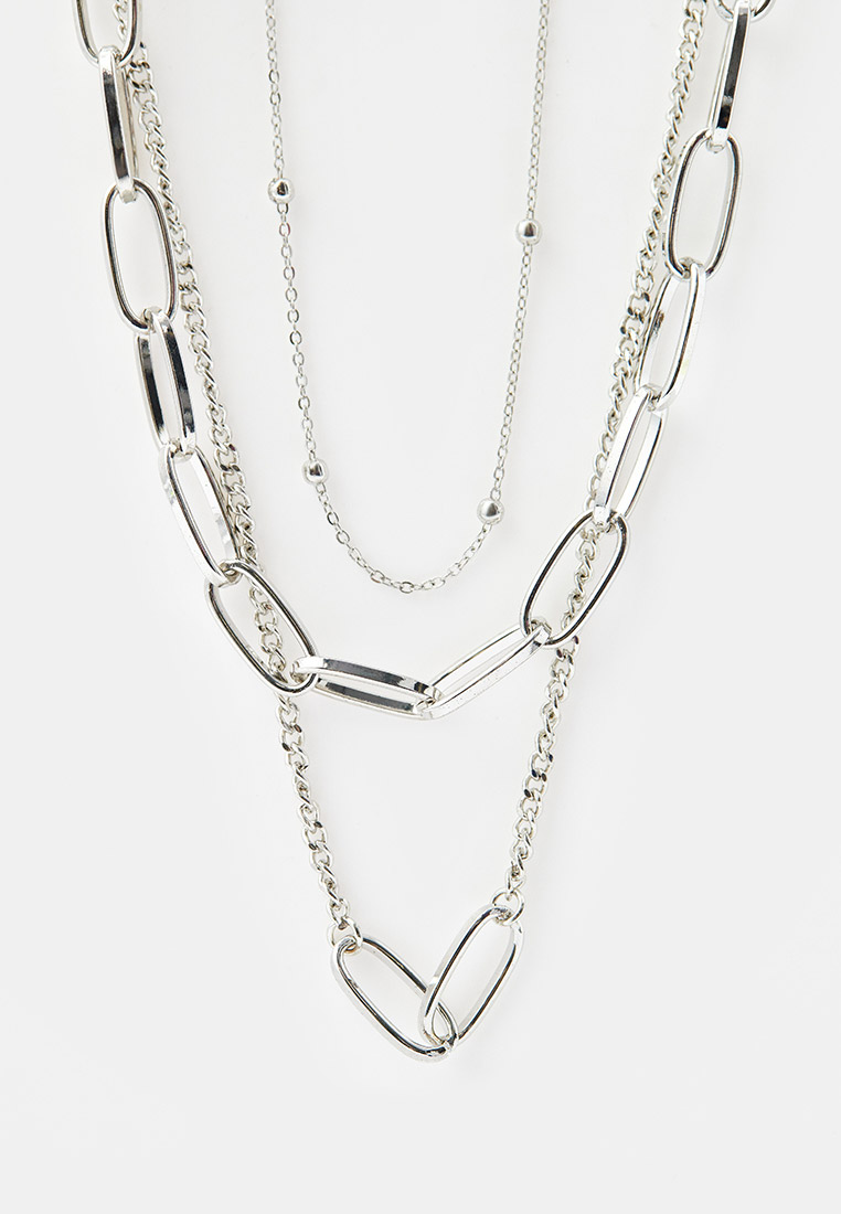 Колье Befree, цвет: серебряный, MP002XW016LK — купить в интернет ...