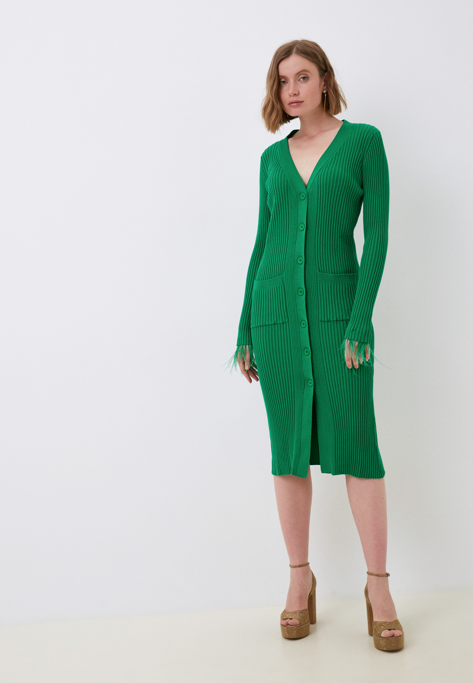 Платье Moda di Lusso, цвет: зеленый, MP002XW018WD — купить в интернет ...