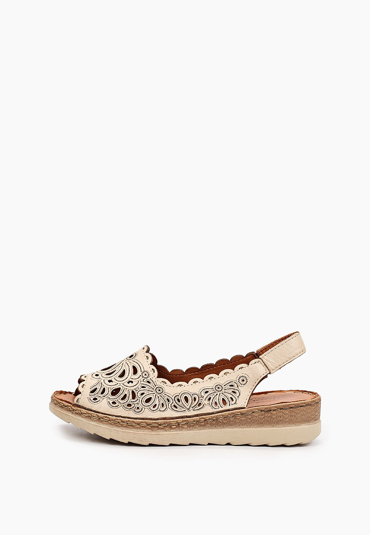 Сандалии Ascalini, цвет: бежевый, MP002XW0195M — купить в интернет-магазине Lamoda