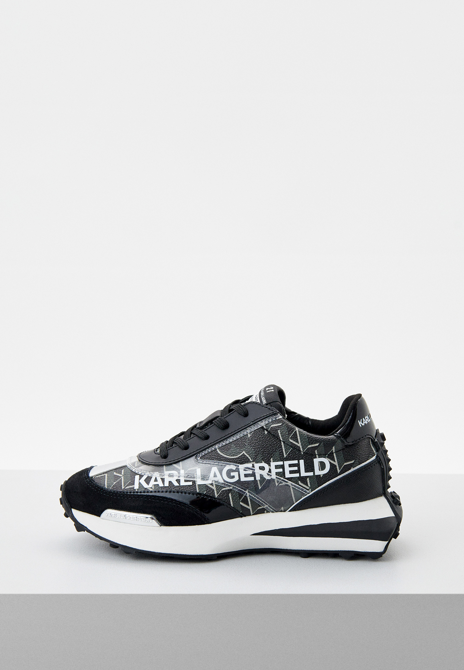 Кроссовки Karl Lagerfeld, цвет: черный, MP002XW01JIQ — купить в ...