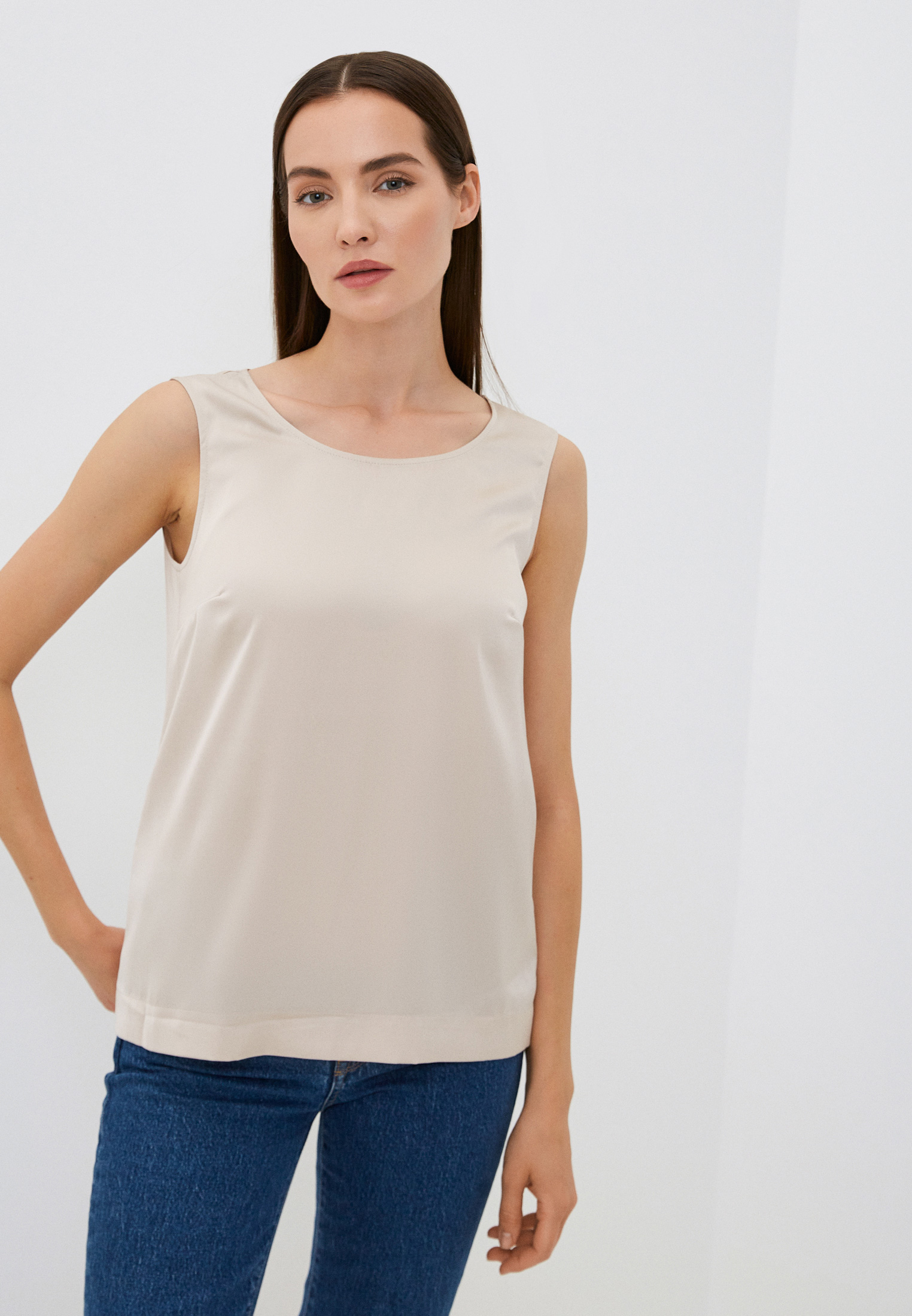 Топ Nelva, цвет: бежевый, MP002XW01MXN — купить в интернет-магазине Lamoda