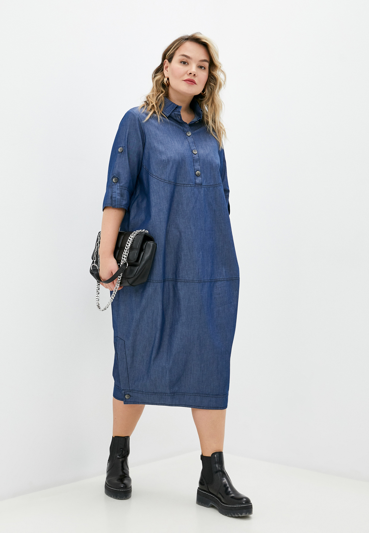 Платье Gallancé, цвет: синий, MP002XW02KZ5 — купить в интернет-магазине ...