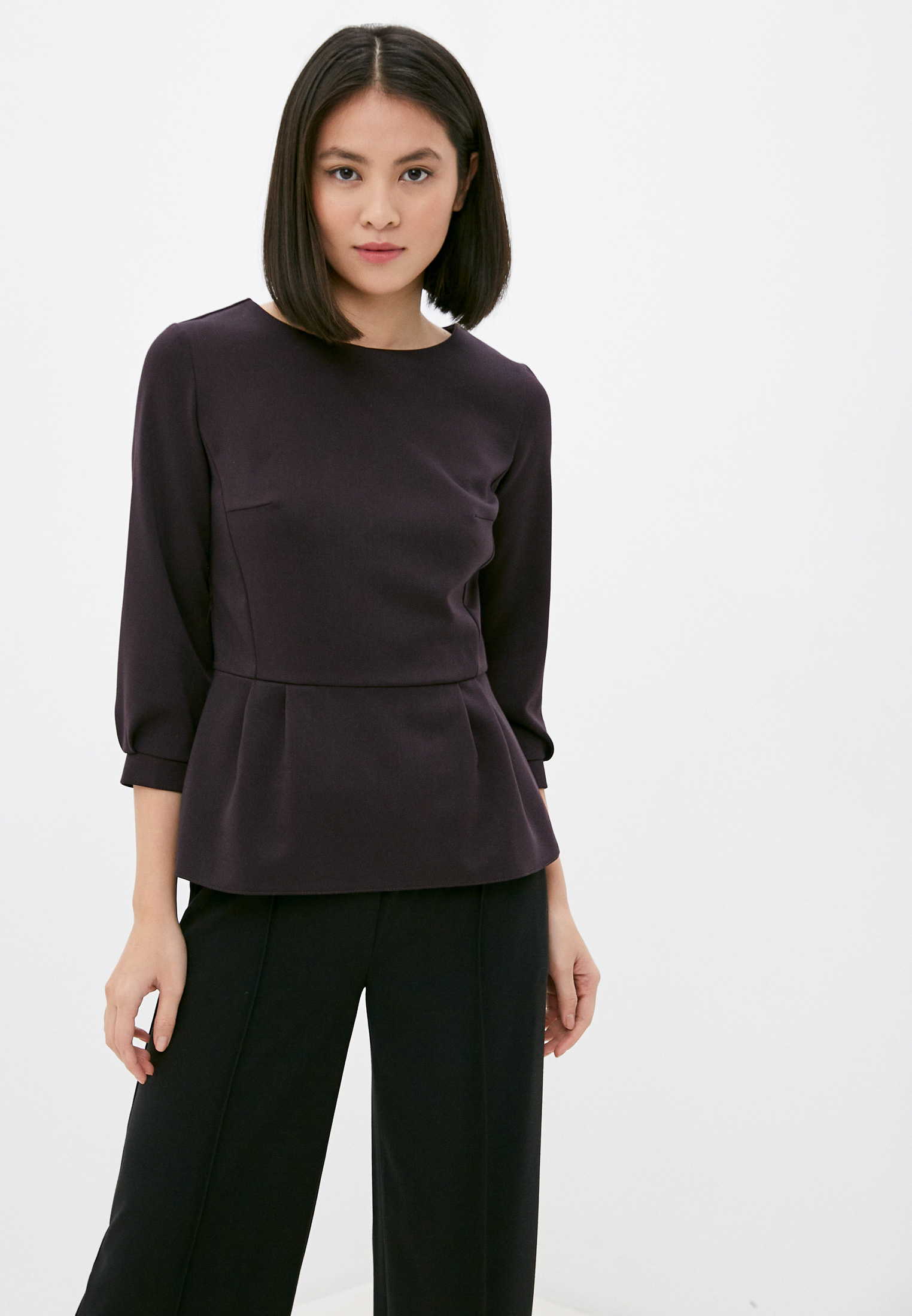 Блуза shovsvaro, цвет: бордовый, MP002XW03MTX — купить в интернет ...