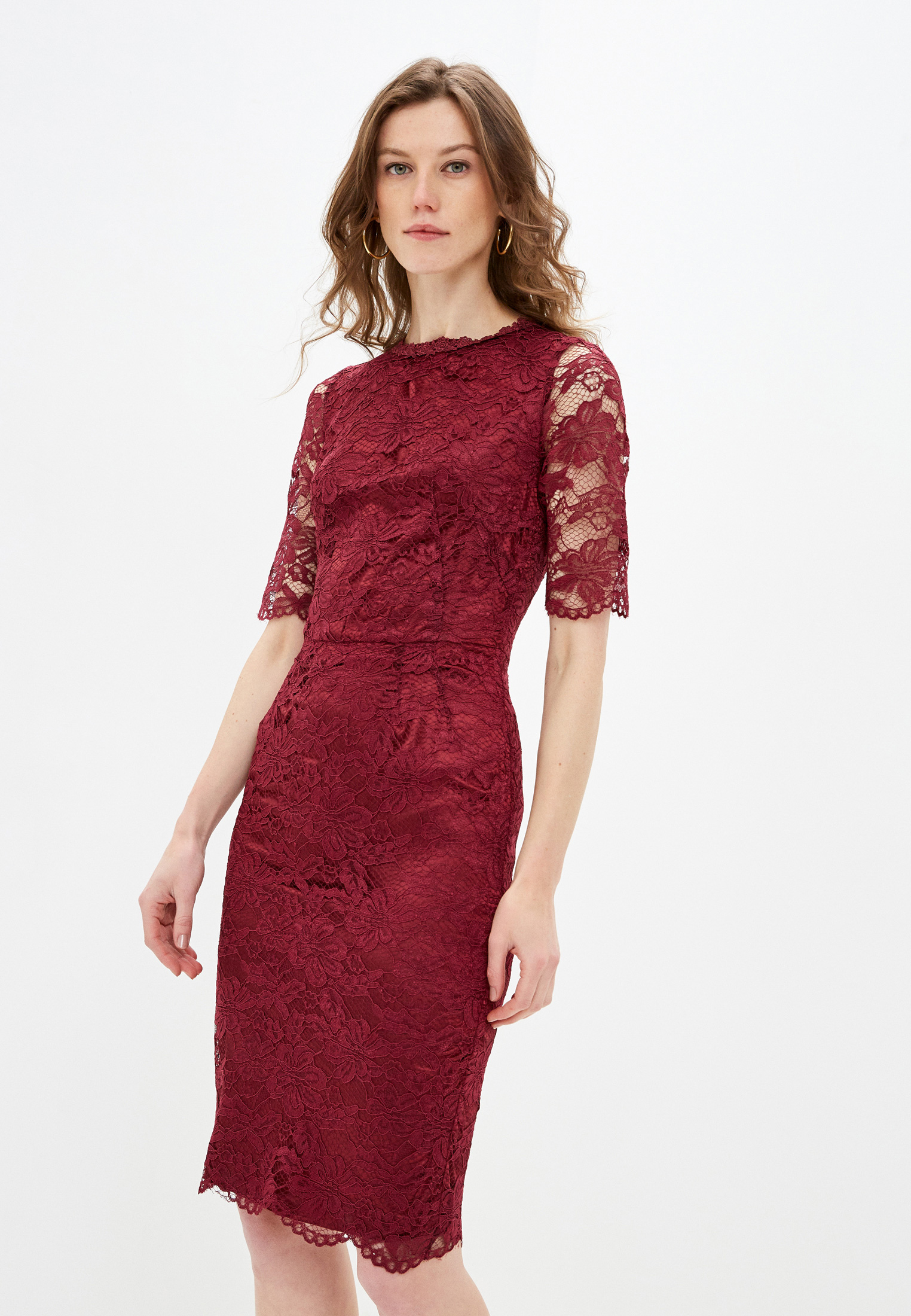 Платье MadaM T, цвет: бордовый, MP002XW03VWS — купить в интернет ...