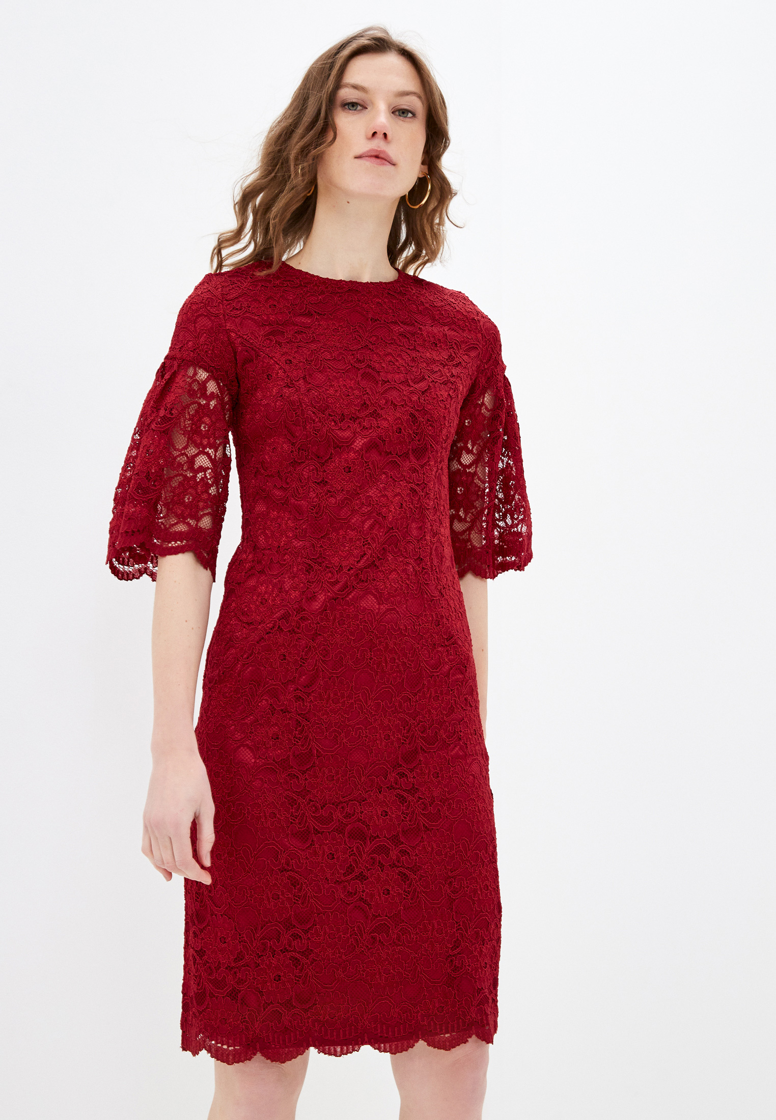 Платье MadaM T, цвет: бордовый, MP002XW03VXL — купить в интернет ...