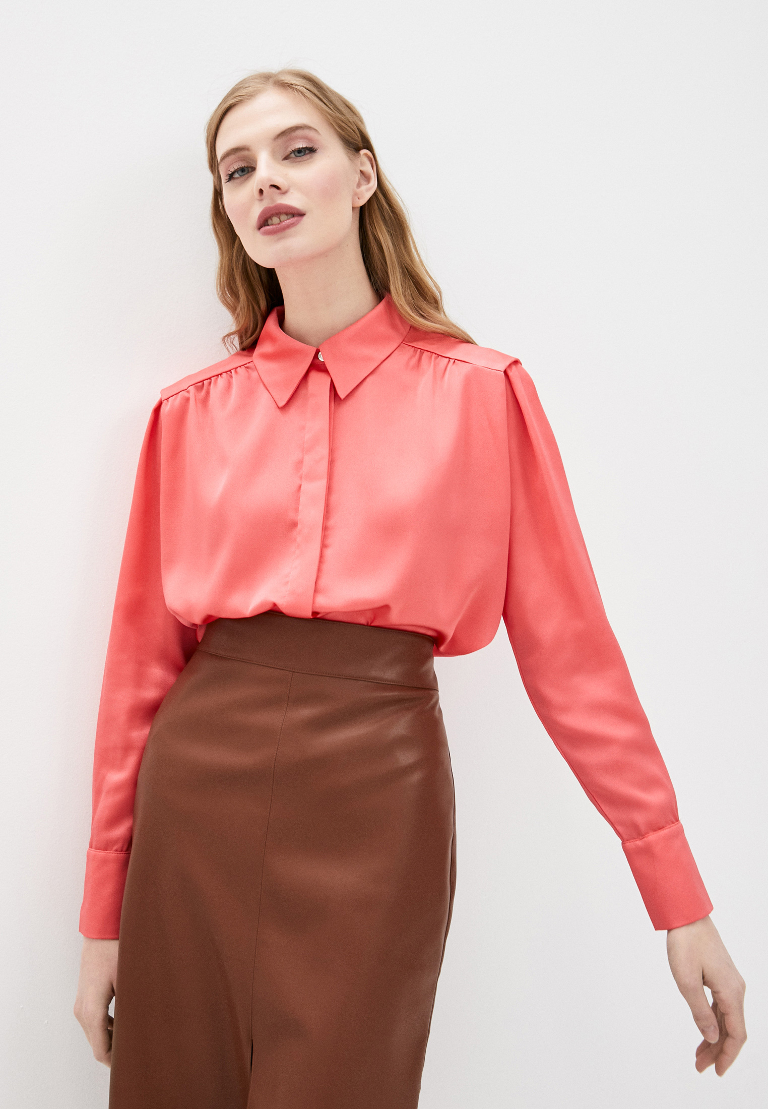 Блуза Karff, цвет: коралловый, MP002XW04JCC — купить в интернет ...