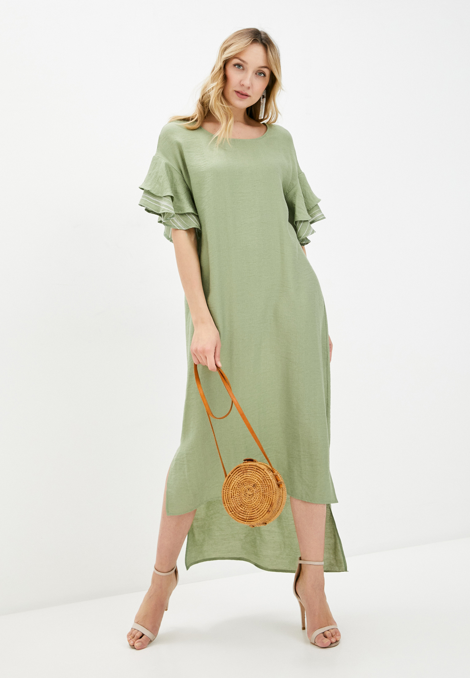 Платье MadaM T, цвет: зеленый, MP002XW05P70 — купить в интернет ...