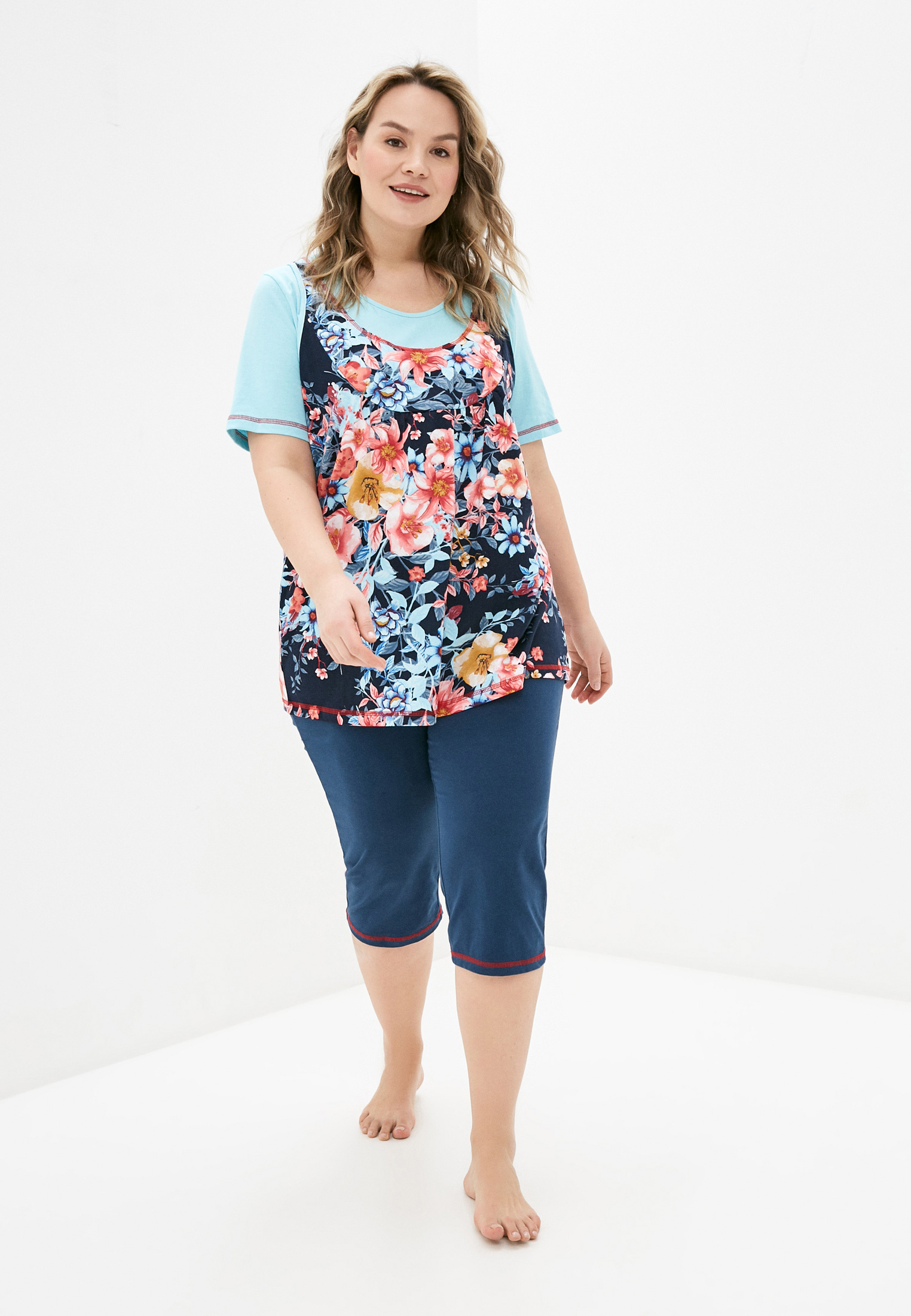 Костюм домашний Артесса, цвет: голубой, MP002XW05REK — купить в ...