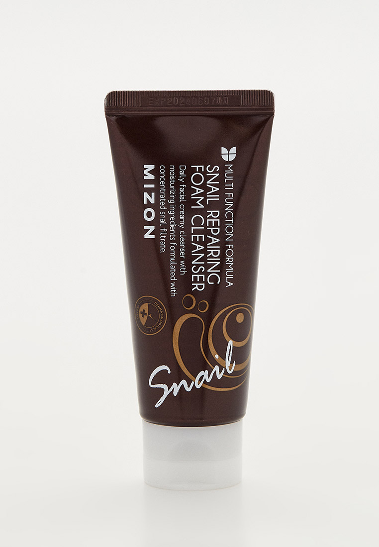 Пенка для умывания Mizon Snail Repairing Foam Cleanser, 60 мл, цвет ...
