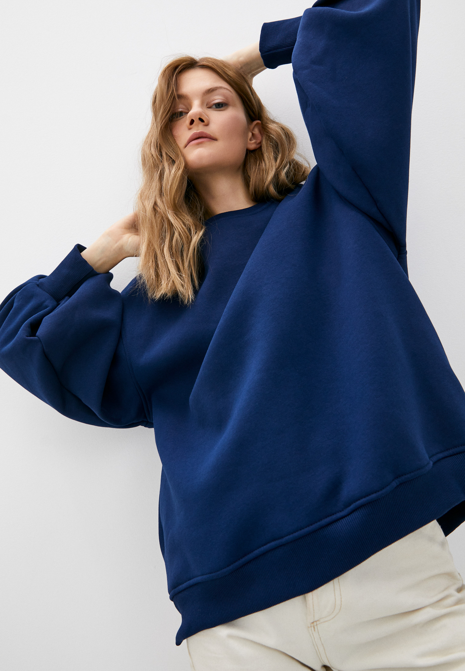 Свитшот D.S, цвет: синий, MP002XW08KZB — купить в интернет-магазине Lamoda