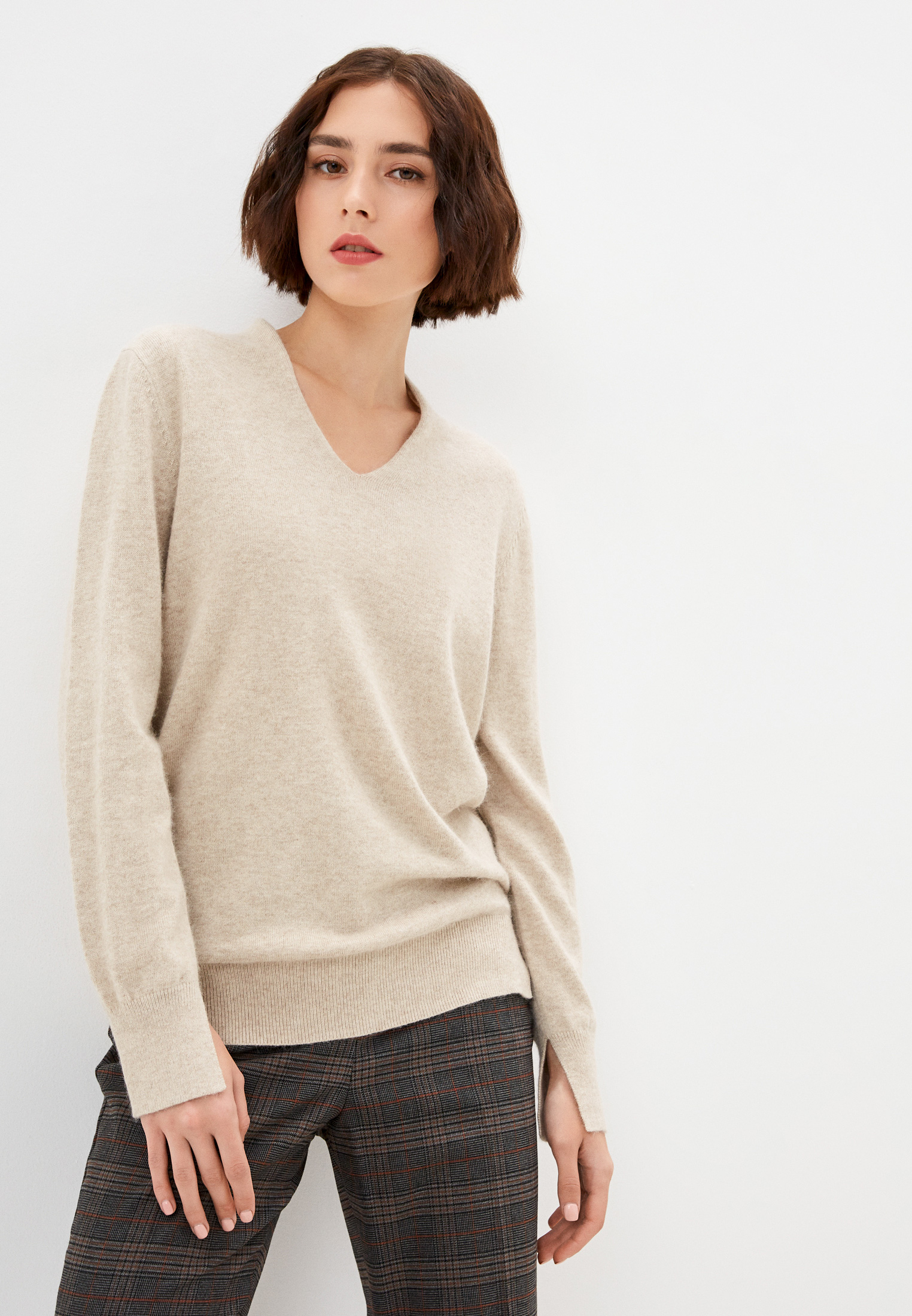 Пуловер Lusio, цвет: бежевый, MP002XW09BPM — купить в интернет-магазине ...