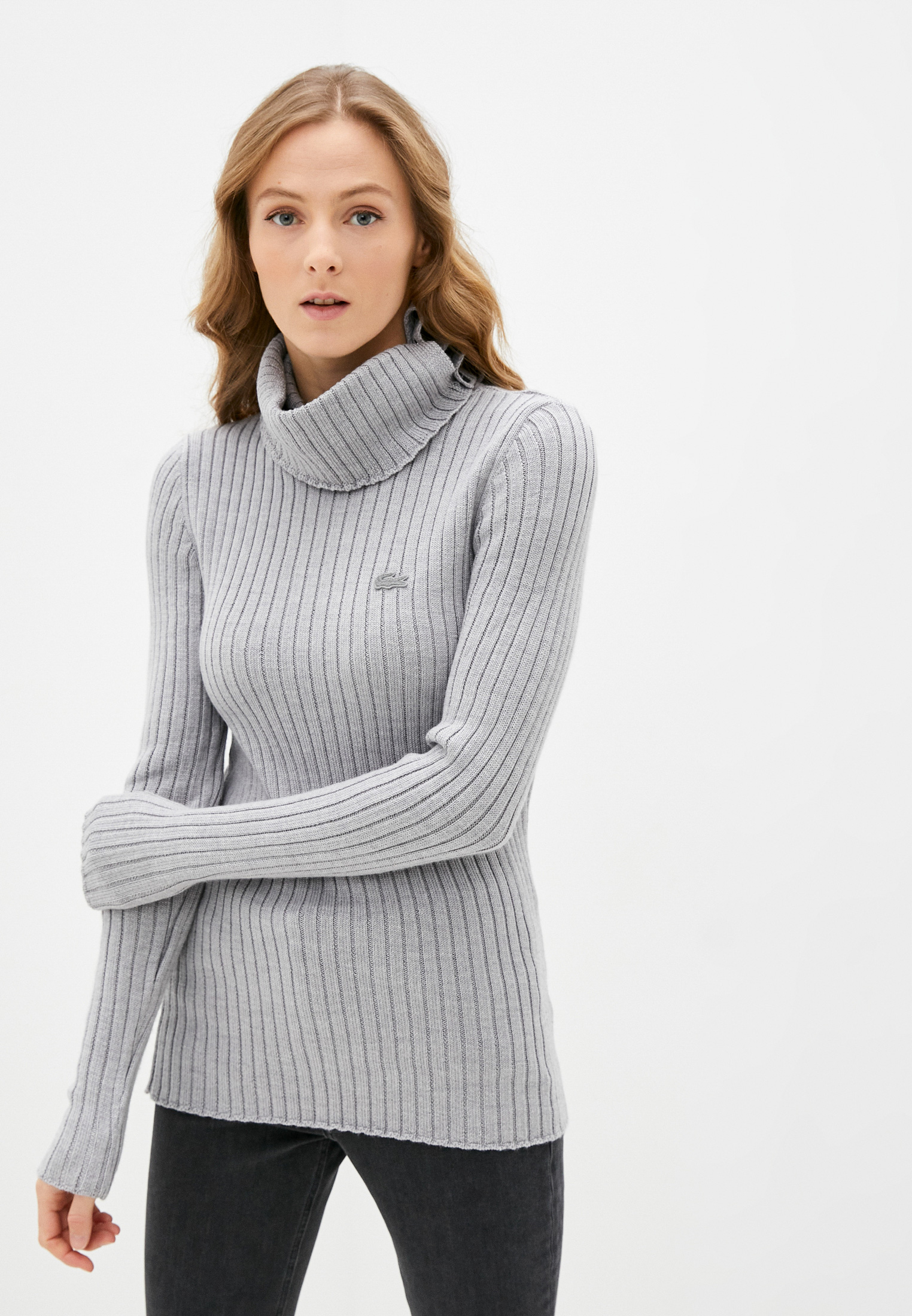 Свитер Lacoste, цвет: серый, MP002XW09SLV — купить в интернет-магазине ...