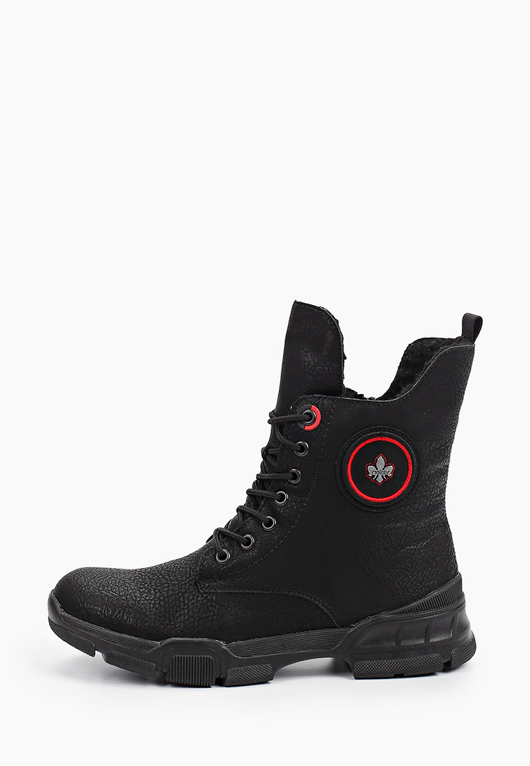 Ботинки Rieker полнота F (6), цвет: черный, MP002XW0A7YL — купить в ...