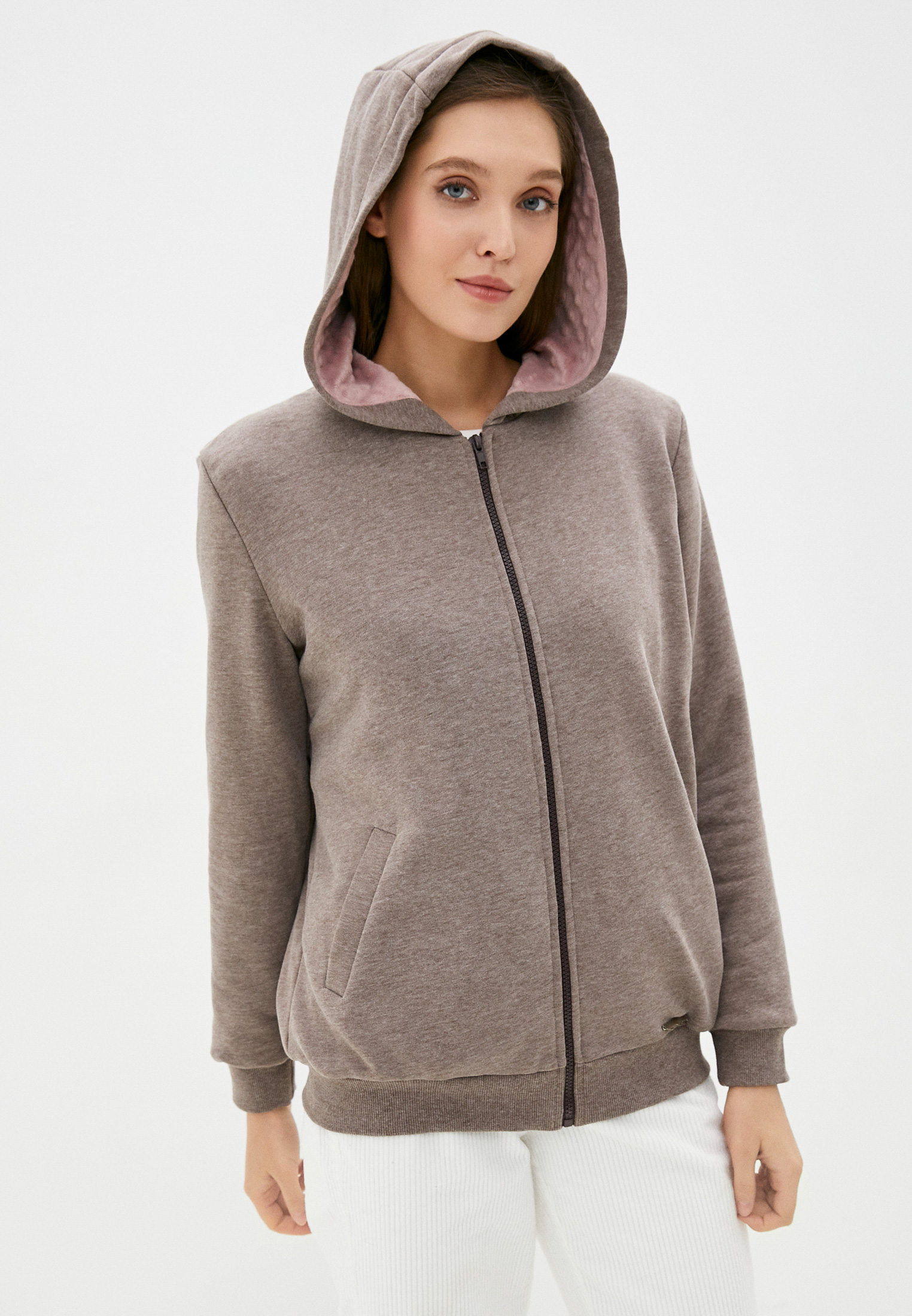 Толстовка D.S, цвет: коричневый, MP002XW0A9D0 — купить в интернет ...