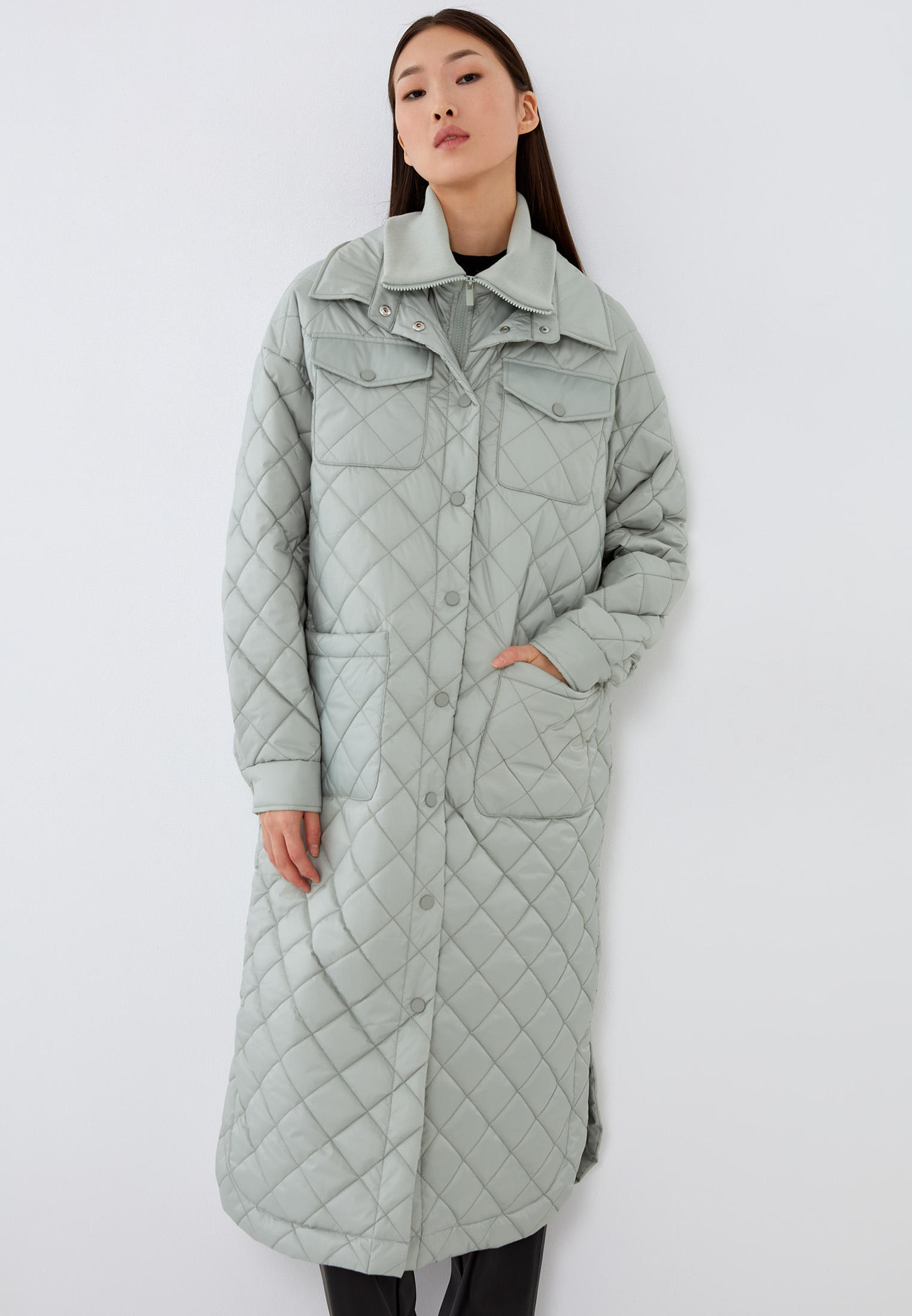 Куртка утепленная Zarina Exclusive online, цвет: бирюзовый ...
