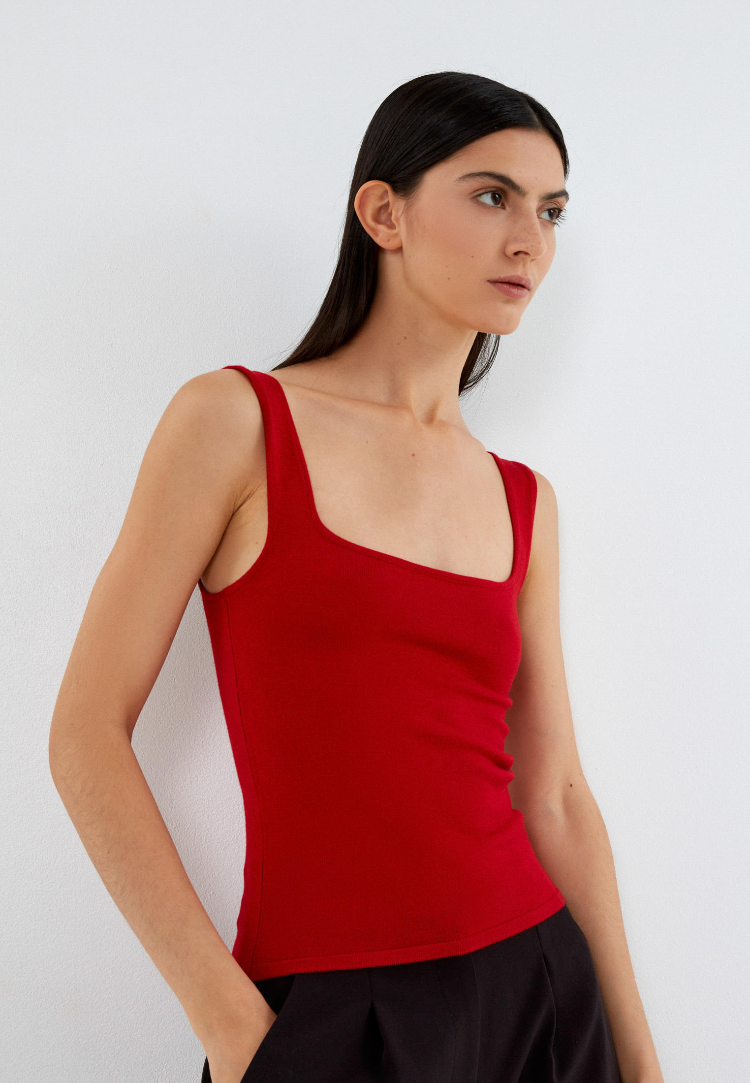 Топ Zarina, цвет: красный, MP002XW0BLKD — купить в интернет-магазине Lamoda