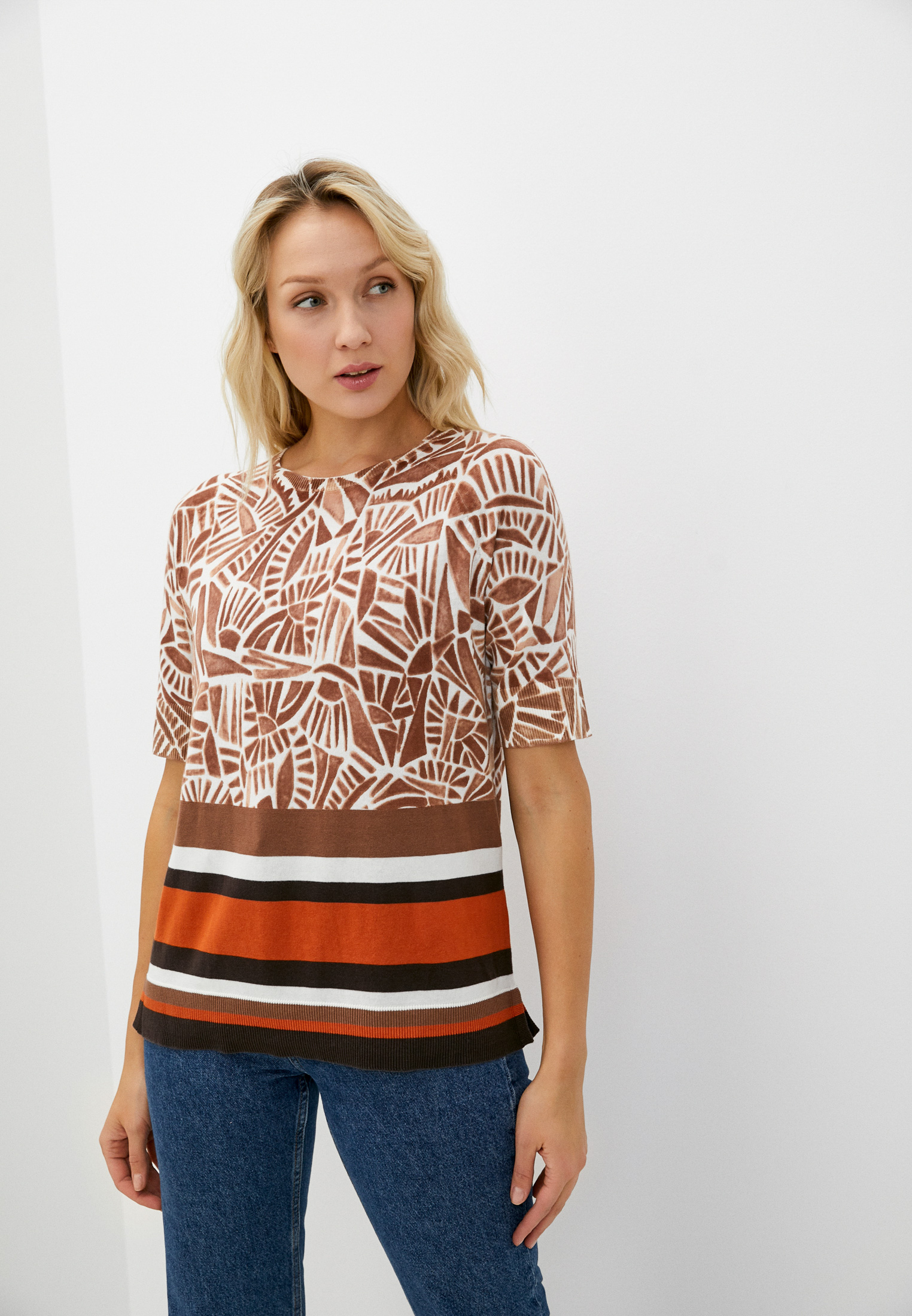 Джемпер Gerry Weber, цвет: коричневый, MP002XW0C4BE — купить в интернет ...