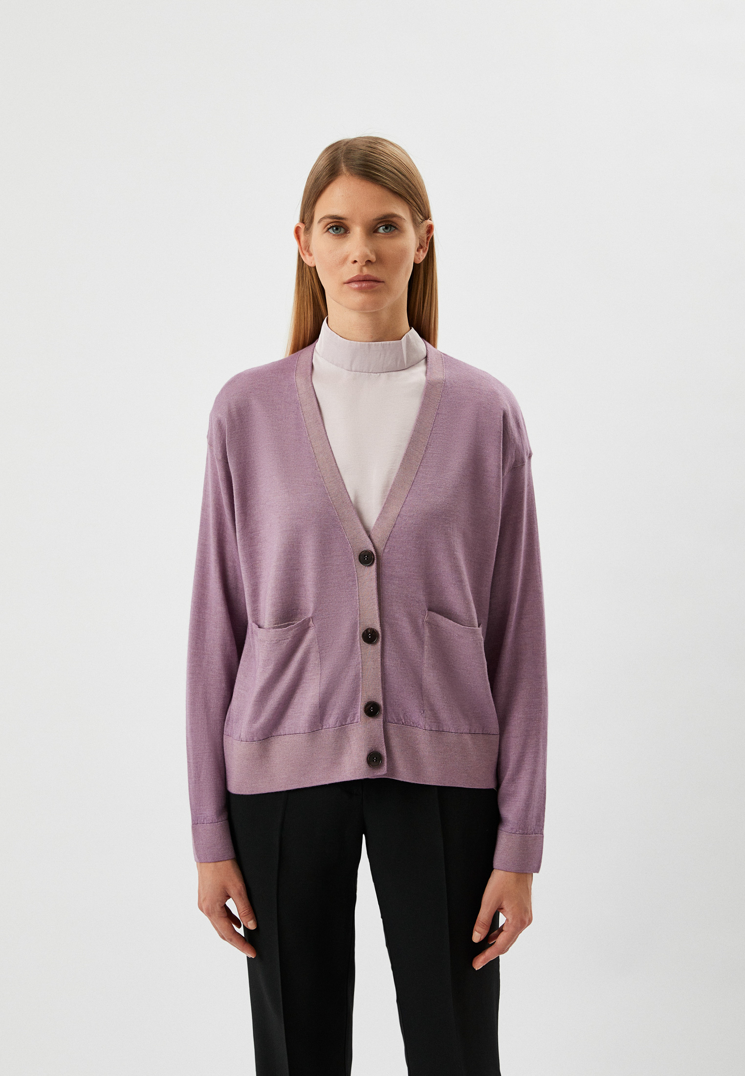 Кардиган Falconeri, цвет: фиолетовый, MP002XW0EIWF — купить в интернет ...