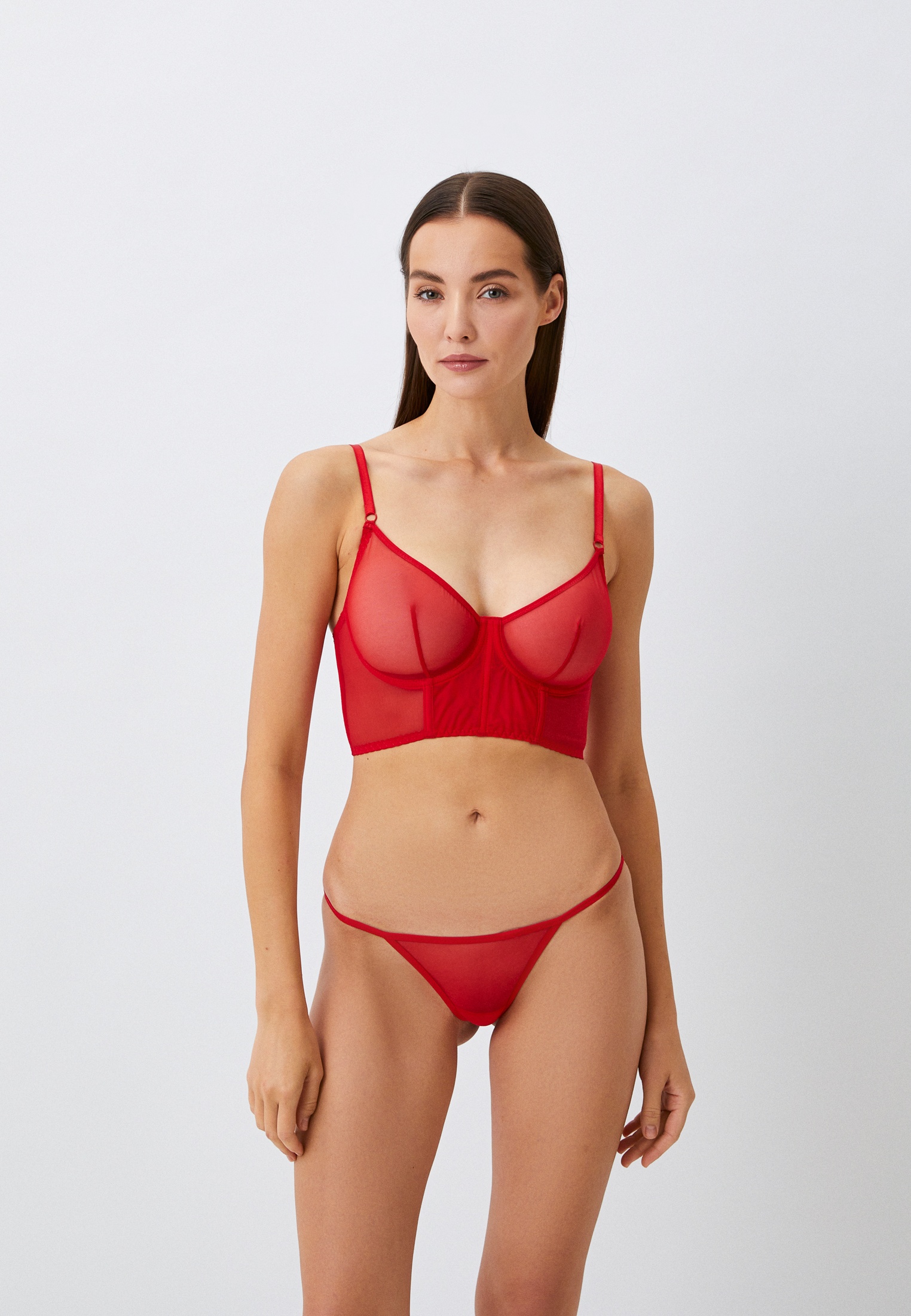 Трусы Petra Basic Red, цвет: красный, MP002XW0EKAD — купить в интернет-магазине Lamoda